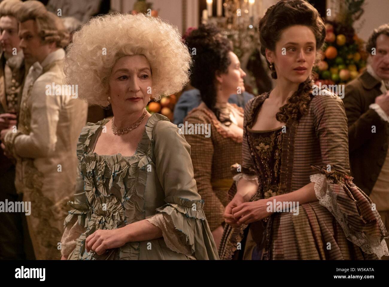 HARLOTS, from left: Lesley Manville, Daisy Head, (Season 3, ep. 303 ...
