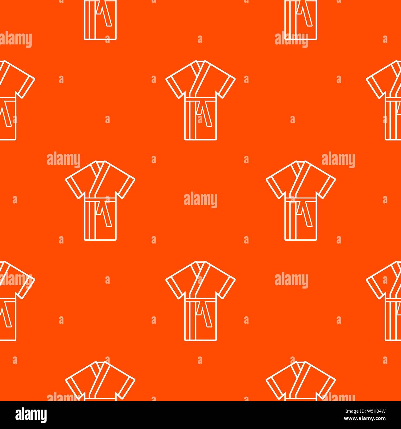 Robe pattern vector orange Stock Vector Image & Art - Alamy