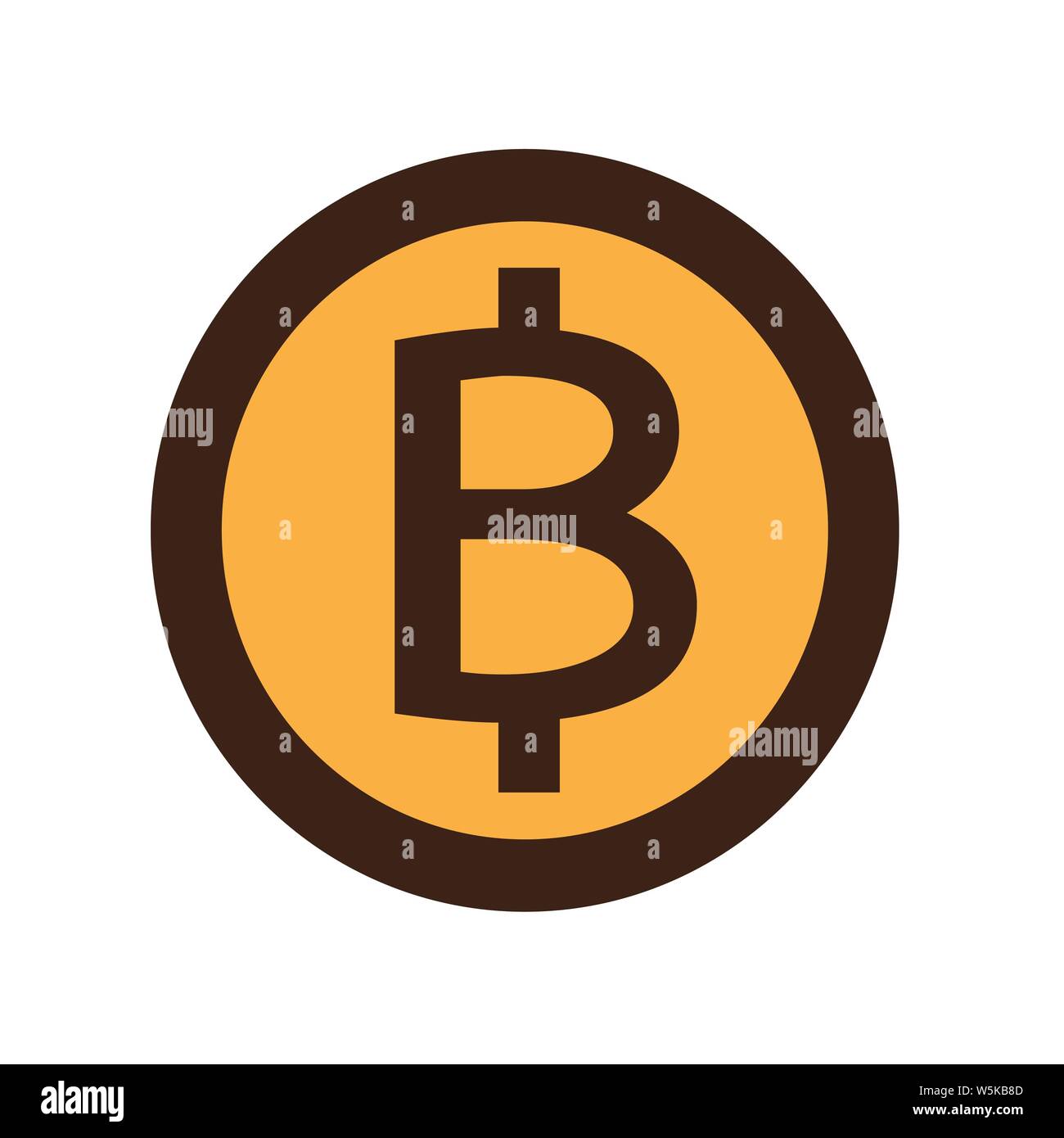 Bitcoin icon design Stock Vector Image & Art - Alamy