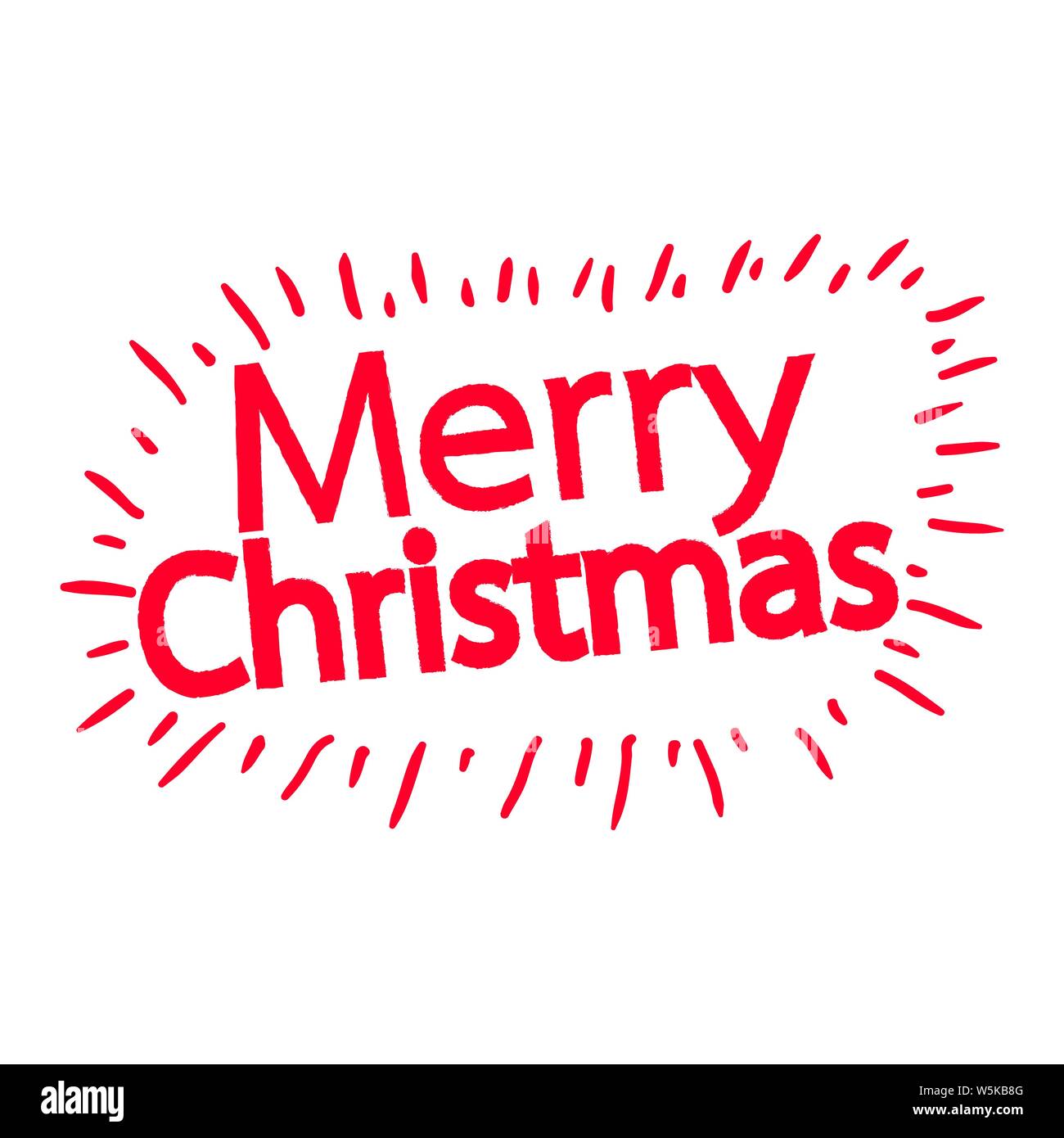 Merry Christmas text Lettering design Stock Vector Image & Art - Alamy