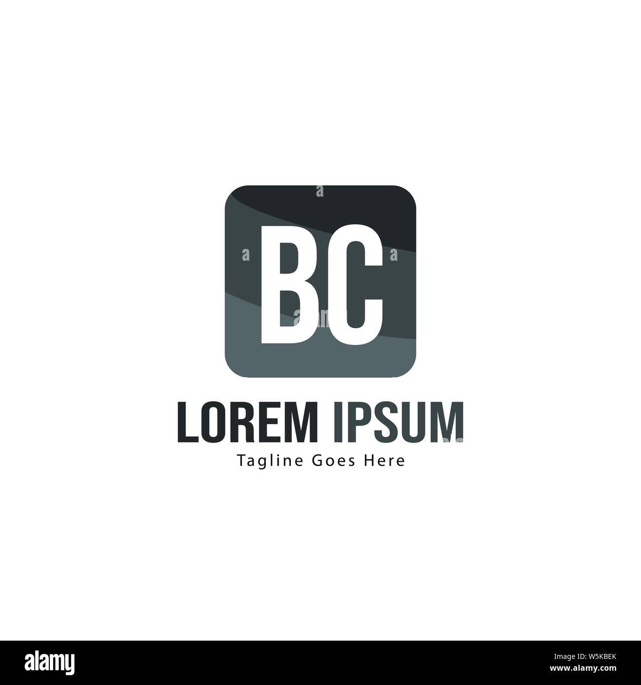 BC Letter Logo Design. Creative Modern BC Letters Icon Illustration ...