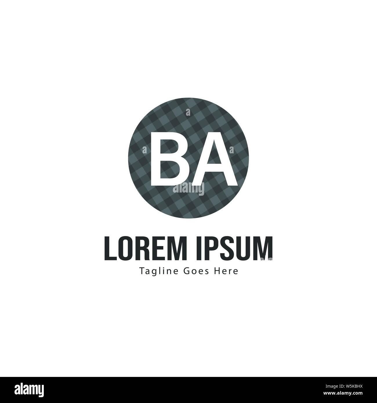 BA Letter Logo Design. Creative Modern BA Letters Icon Illustration ...