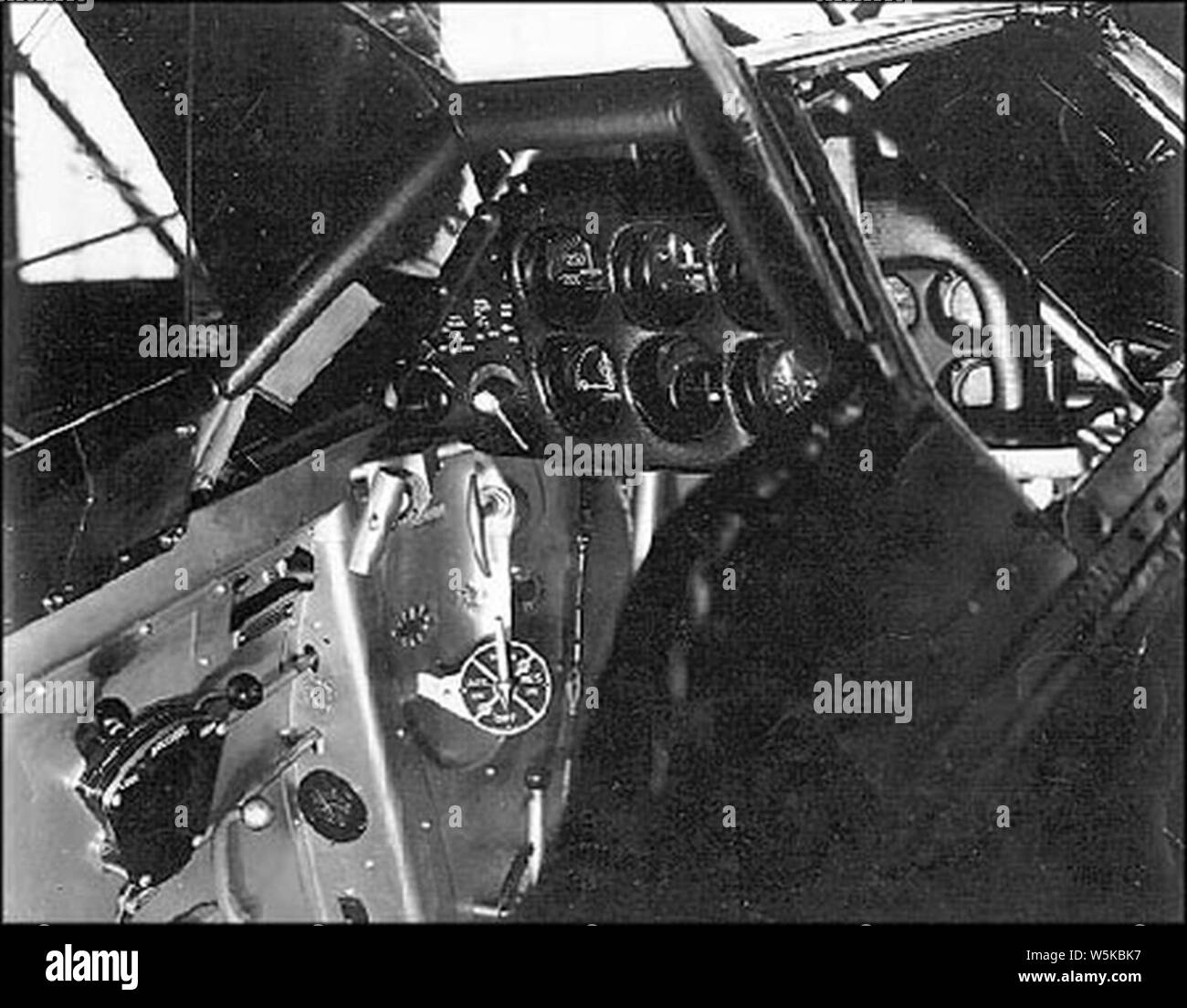 Curtiss P-6 Hawk cockpit 060831-F-1234P-023 Stock Photo - Alamy