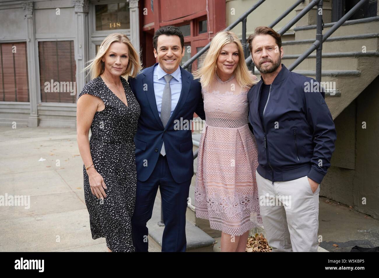 WHAT JUST HAPPENED??! WITH FRED SAVAGE, left to right: Jennie Garth ...