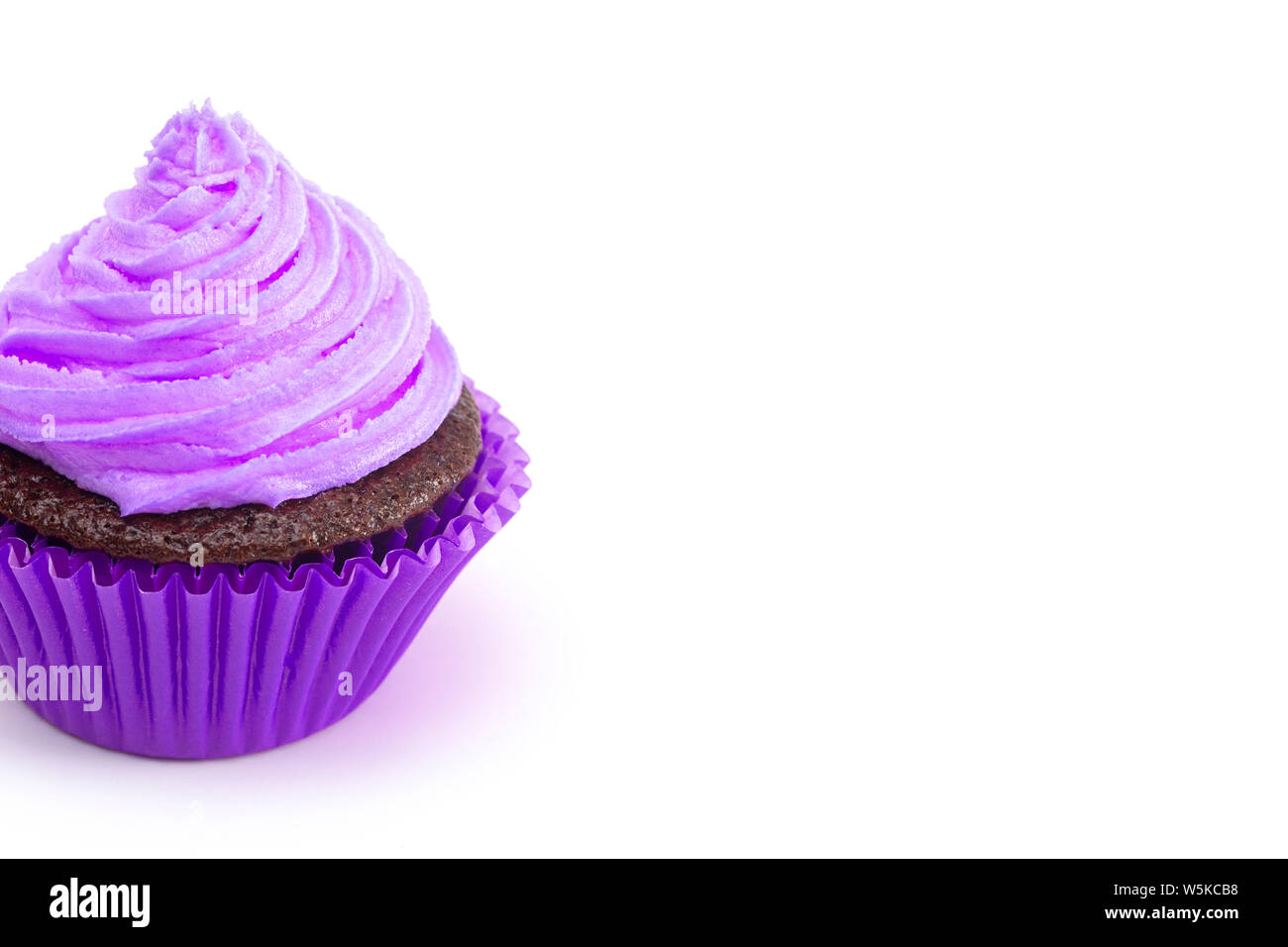 Single Purple Cupcake