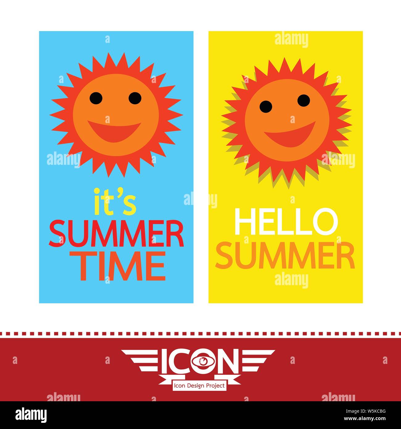 Summer sun sign Stock Vector Image & Art - Alamy