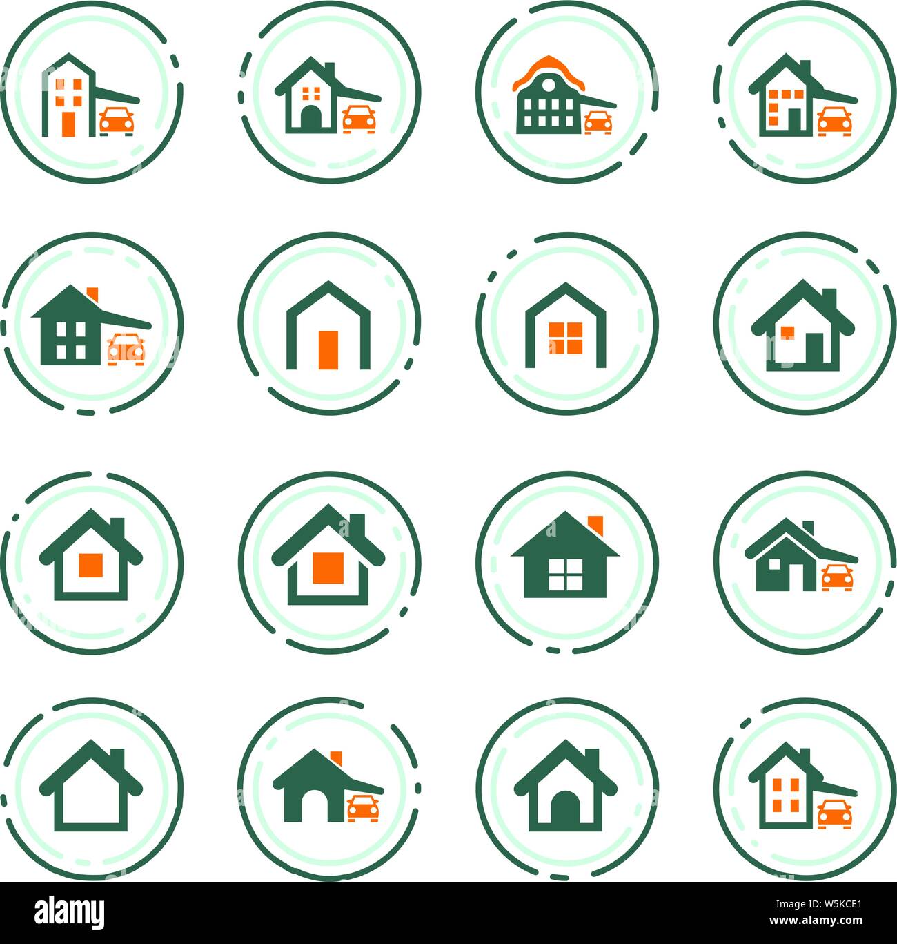 University vector icons user interface Cut Out Stock Images & Pictures ...