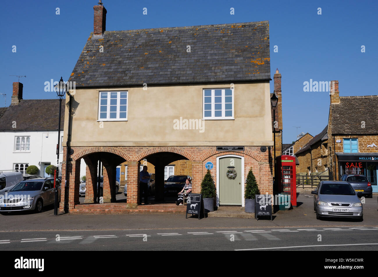 Town Hall, Deddington, Oxfordshire. This building was built in1806 to ...