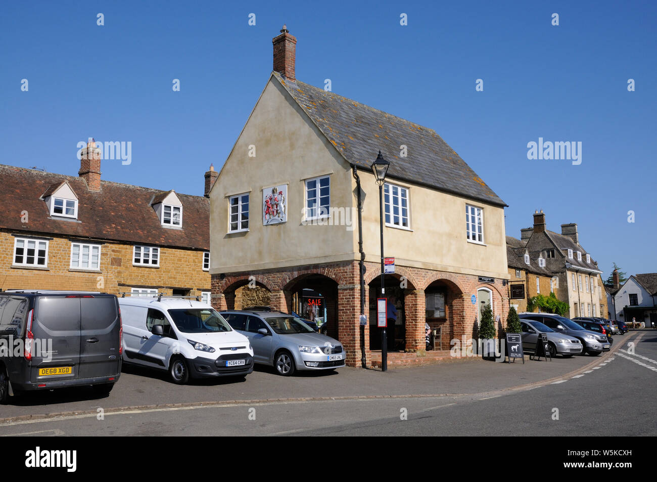 Town Hall, Deddington, Oxfordshire. This building was built in1806 to ...
