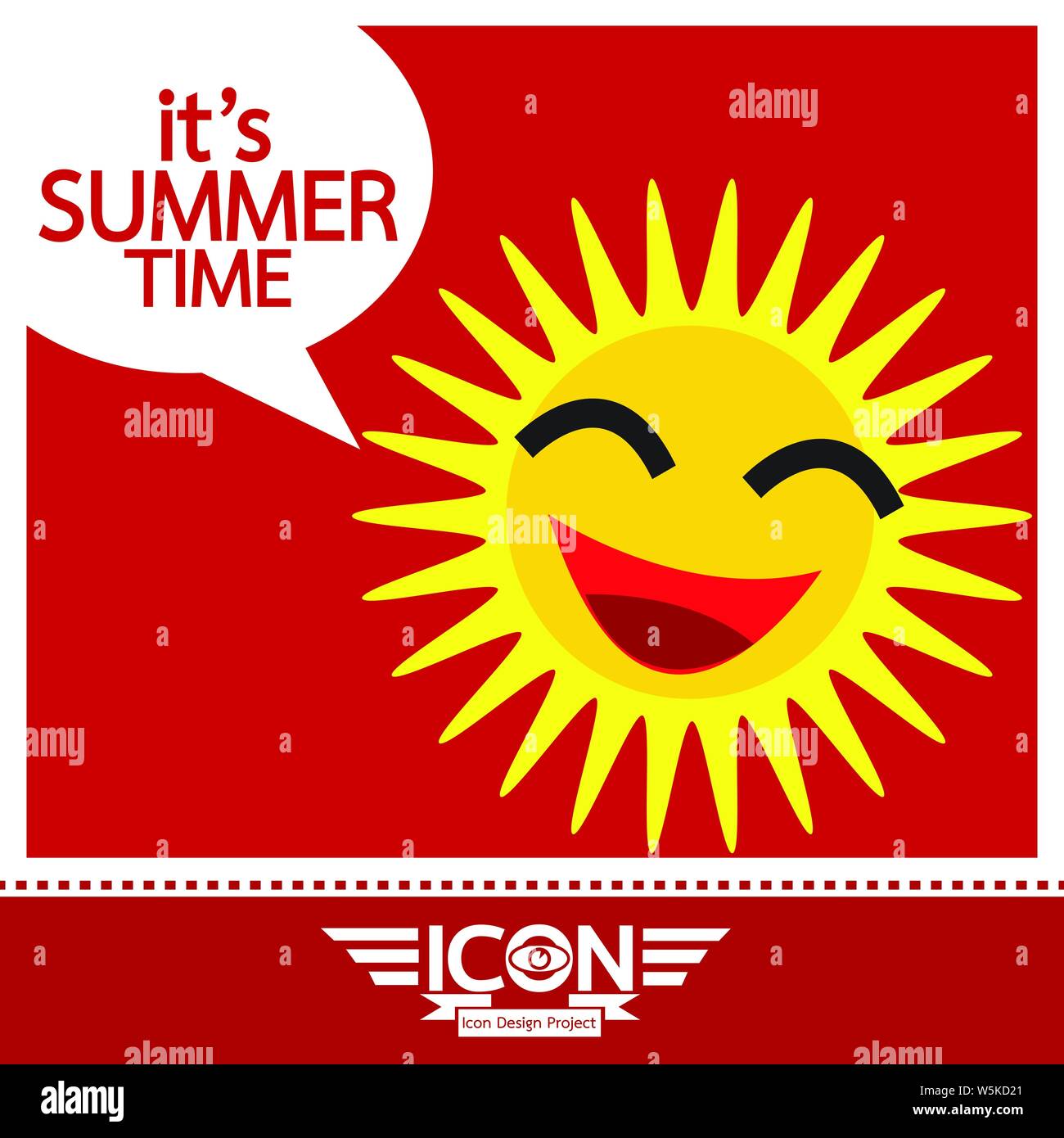 Summer sun sign Stock Vector Image & Art - Alamy