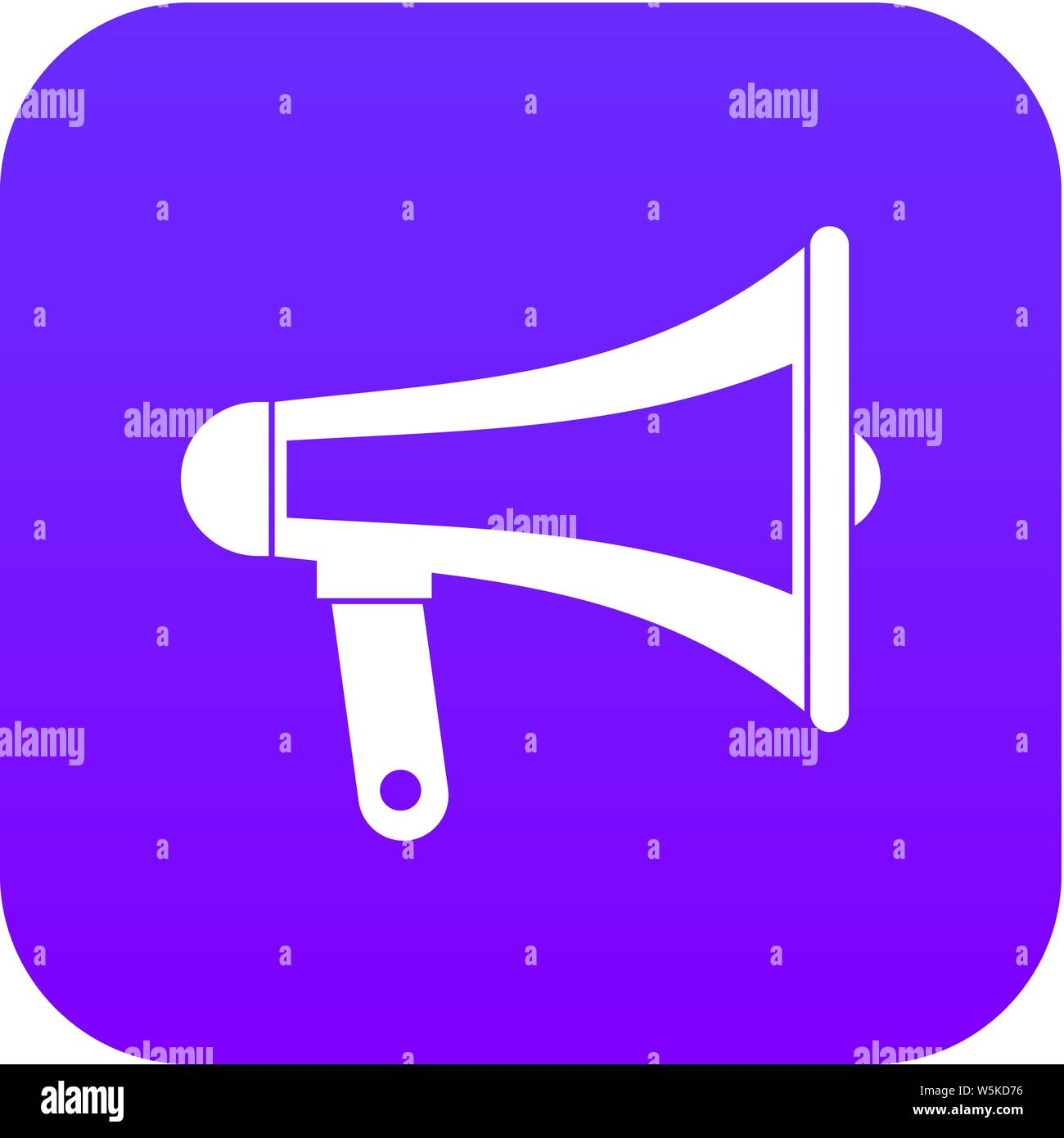 Loudspeaker icon digital purple Stock Vector Image & Art - Alamy