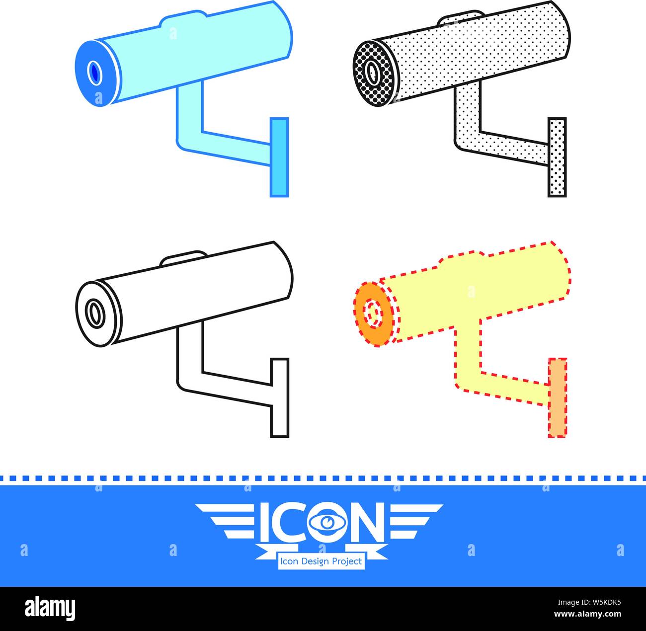 security cctv camera icon Stock Vector Image & Art - Alamy