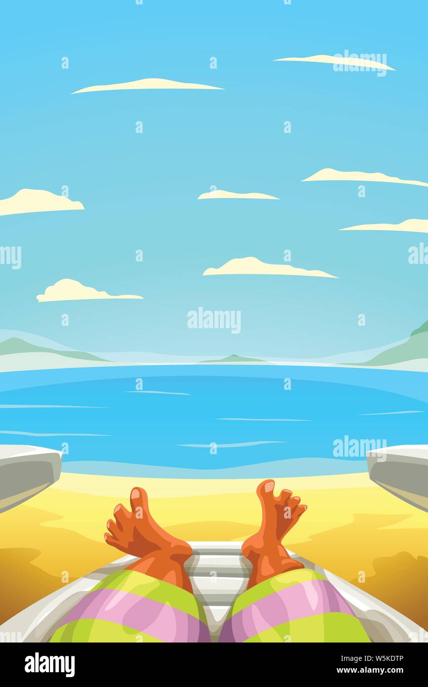 People relaxing on Stock Vector Images - Alamy