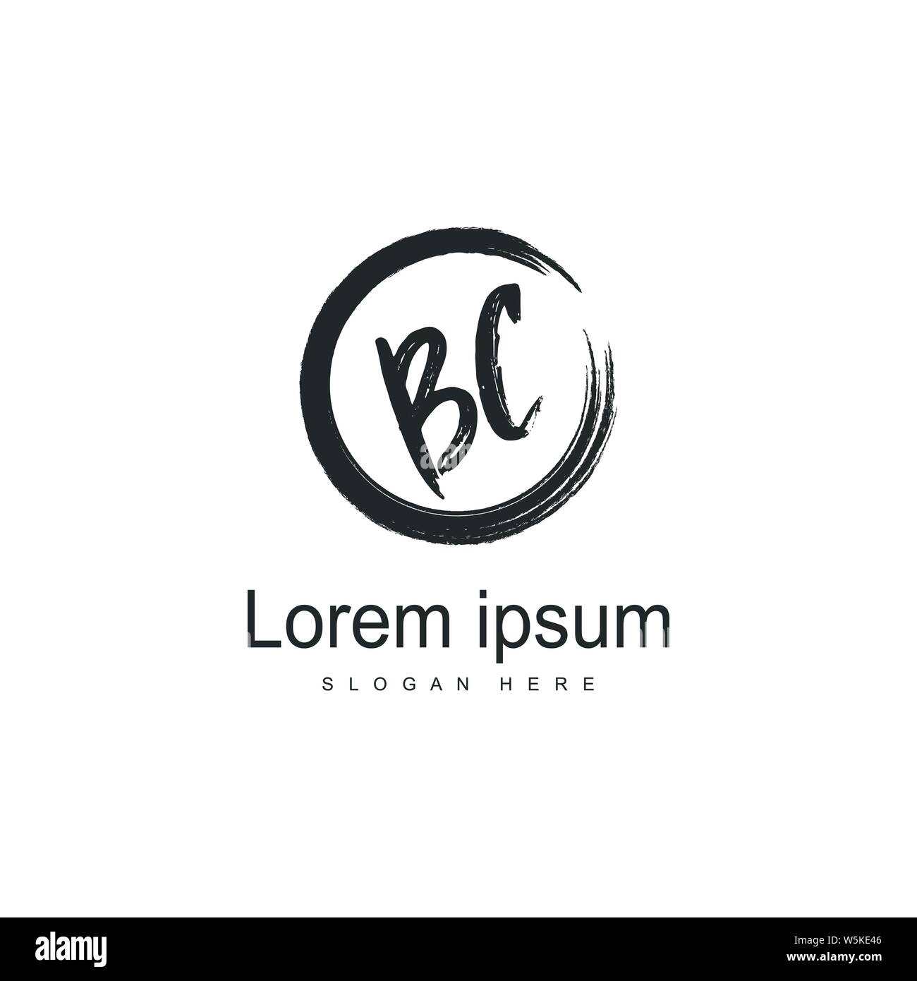 BC Letter Logo Design. Creative Modern BC Letters Icon Illustration ...