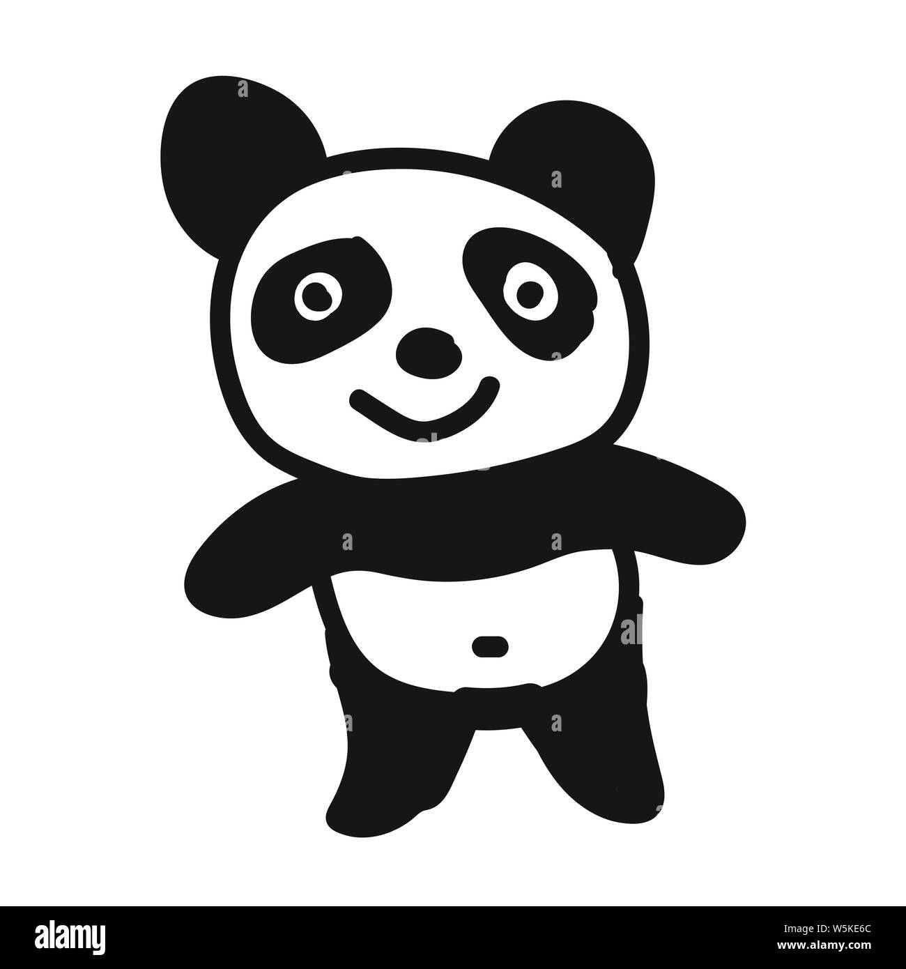panda cartoon icon Stock Vector Image & Art - Alamy