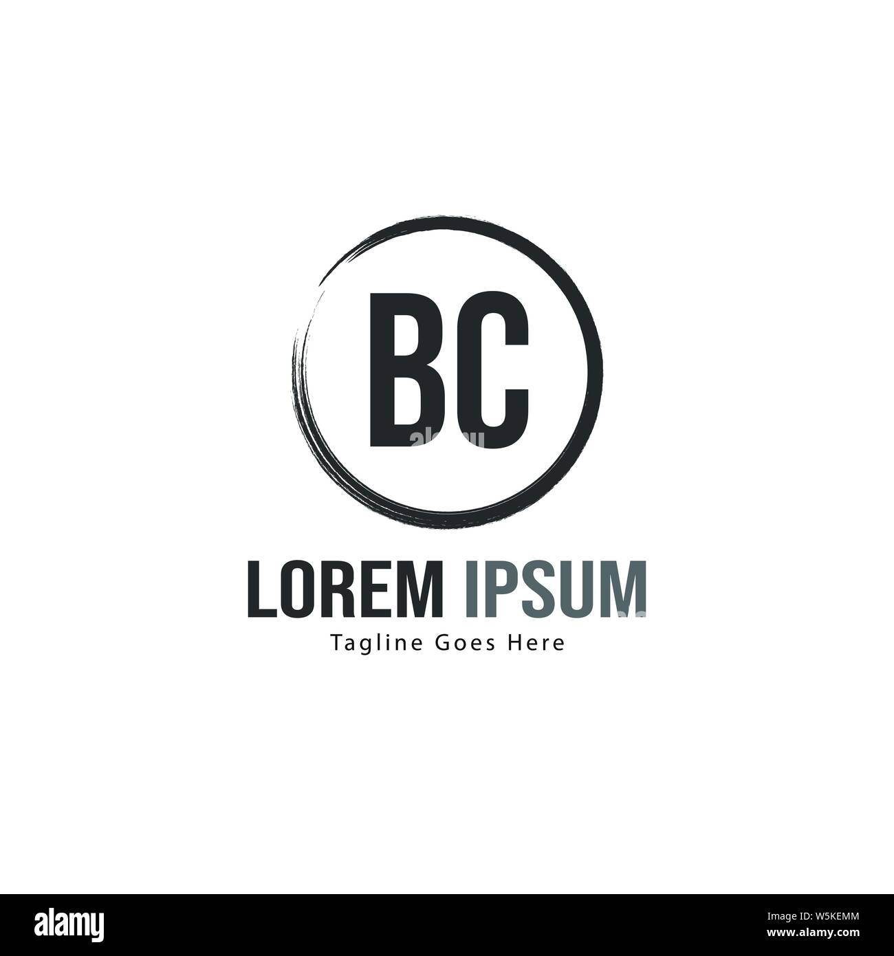 BC Letter Logo Design. Creative Modern BC Letters Icon Illustration ...