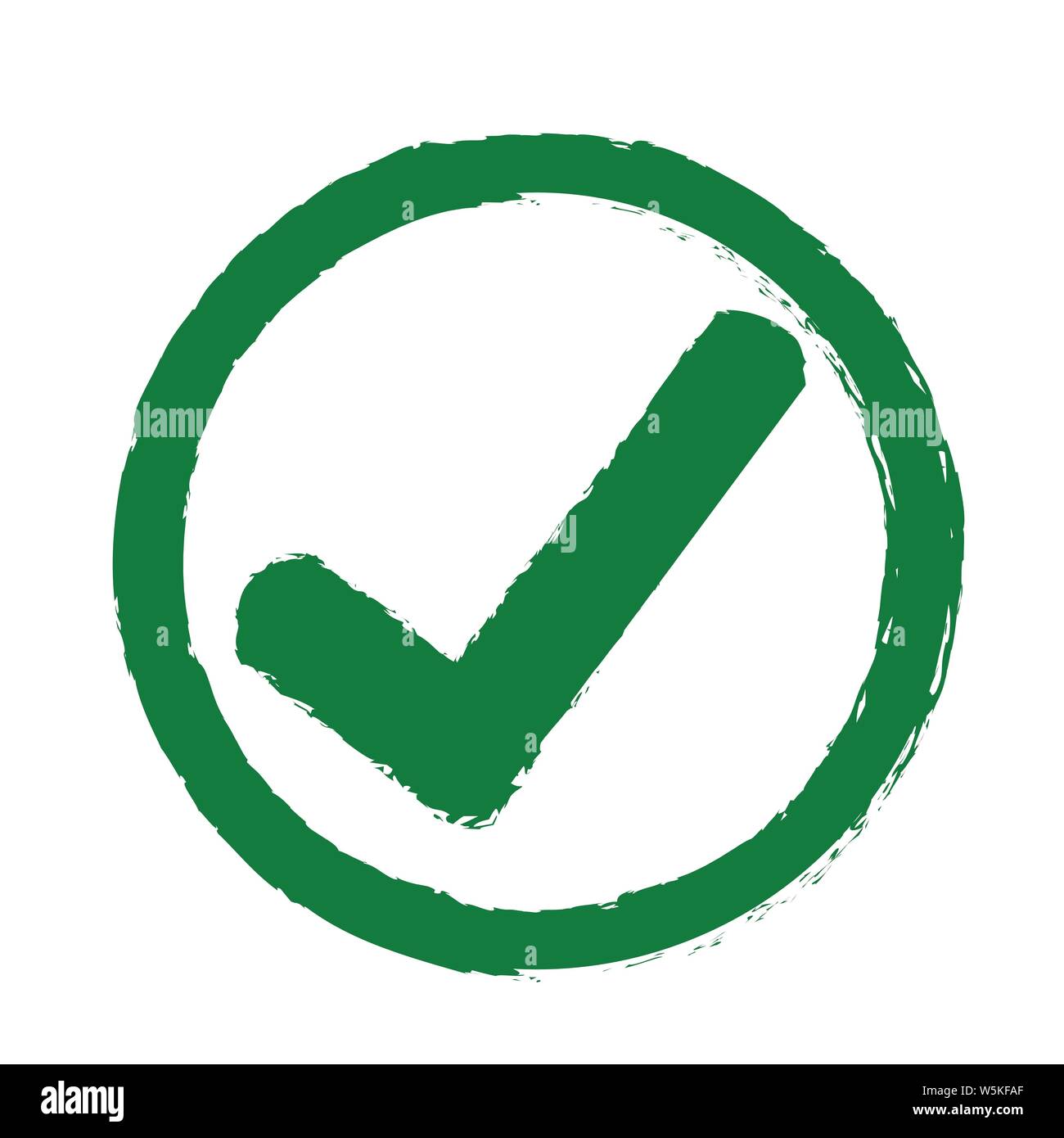 Tick Check Mark Icon Stock Vector Image & Art - Alamy