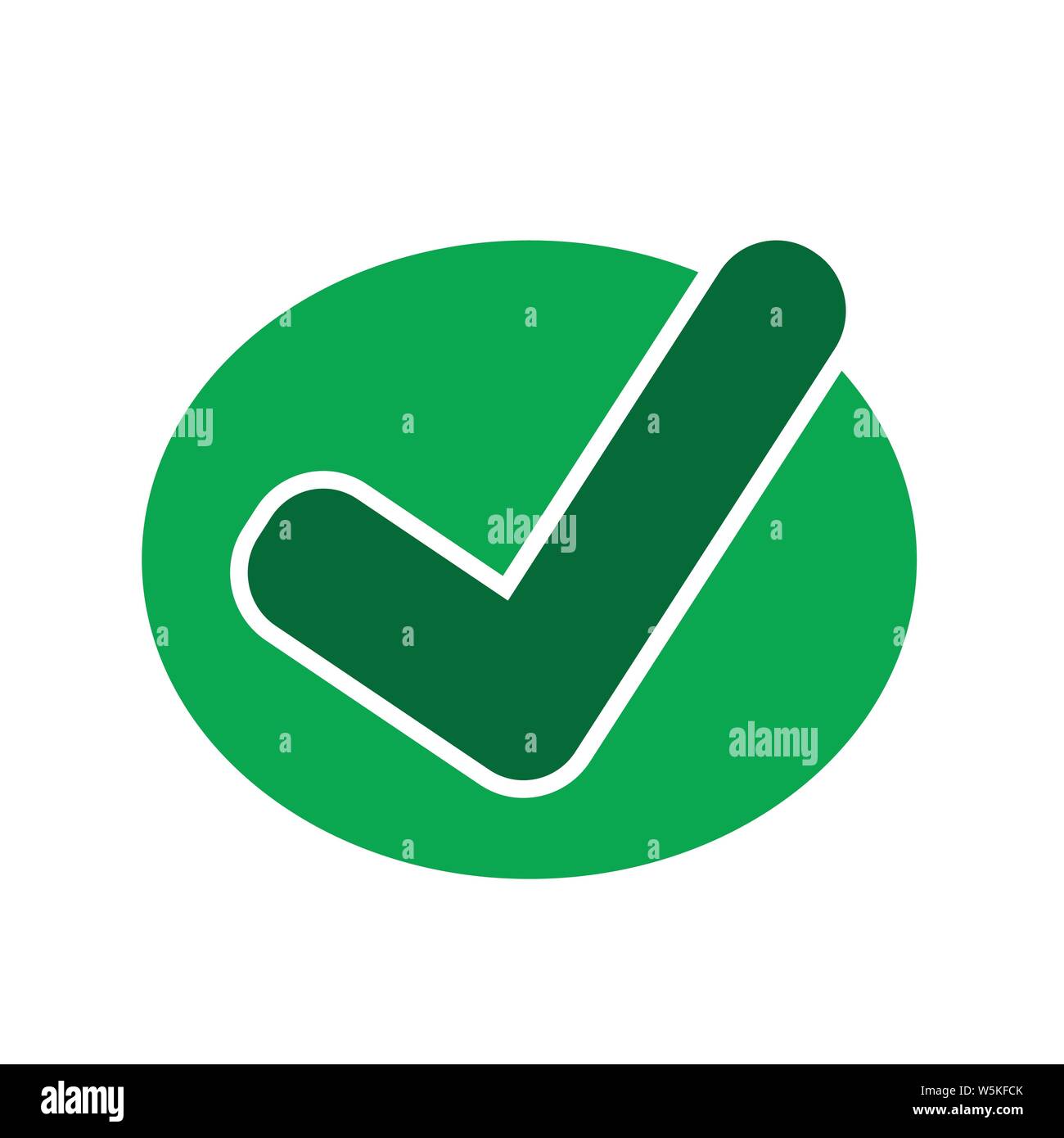 Tick Check Mark Icon Stock Vector Image & Art - Alamy