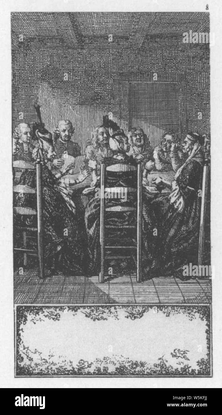 Daniel Chodowiecki Prediger 08 Stock Photo - Alamy