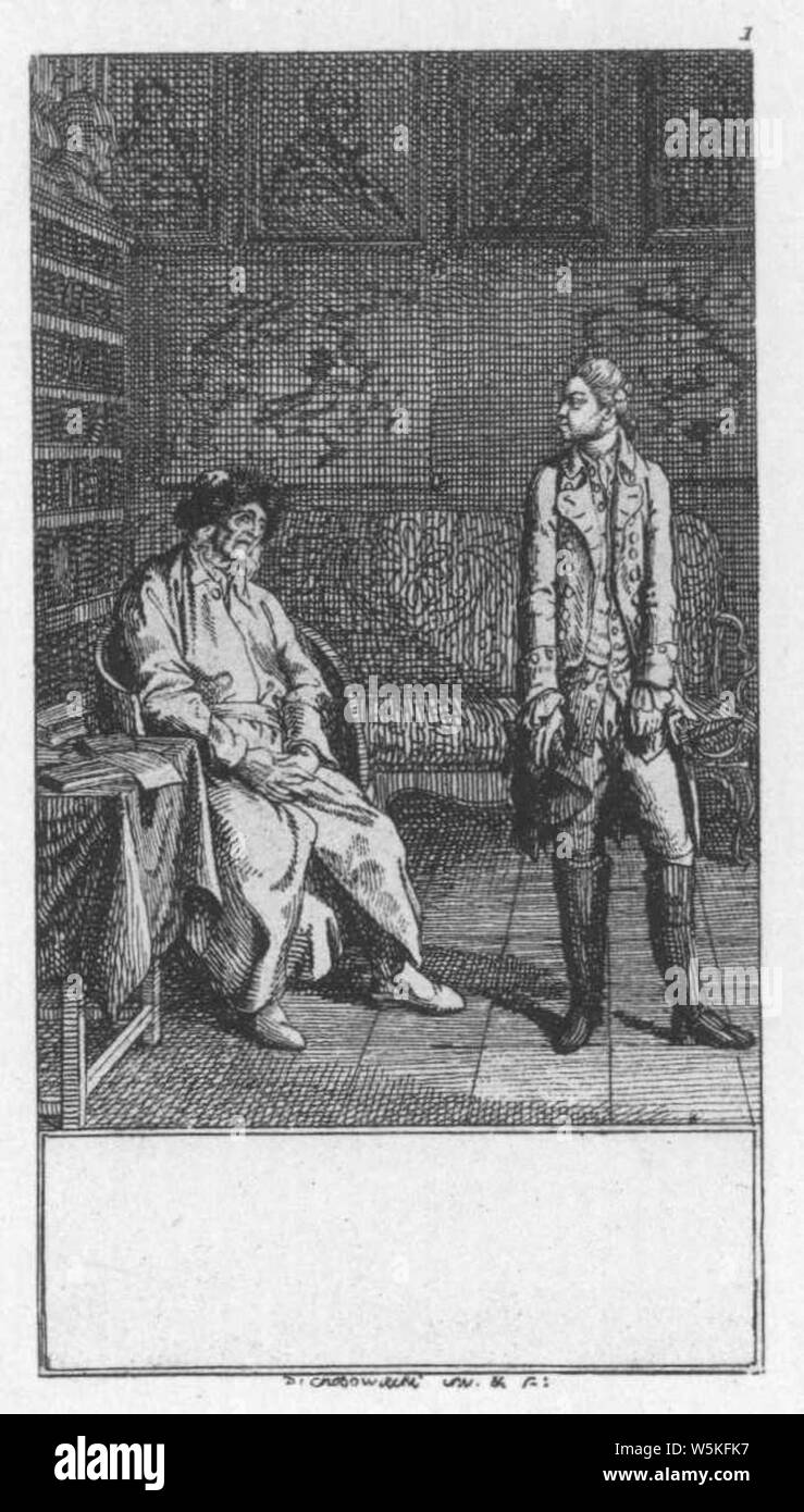 Daniel Chodowiecki Prediger 01 Stock Photo - Alamy