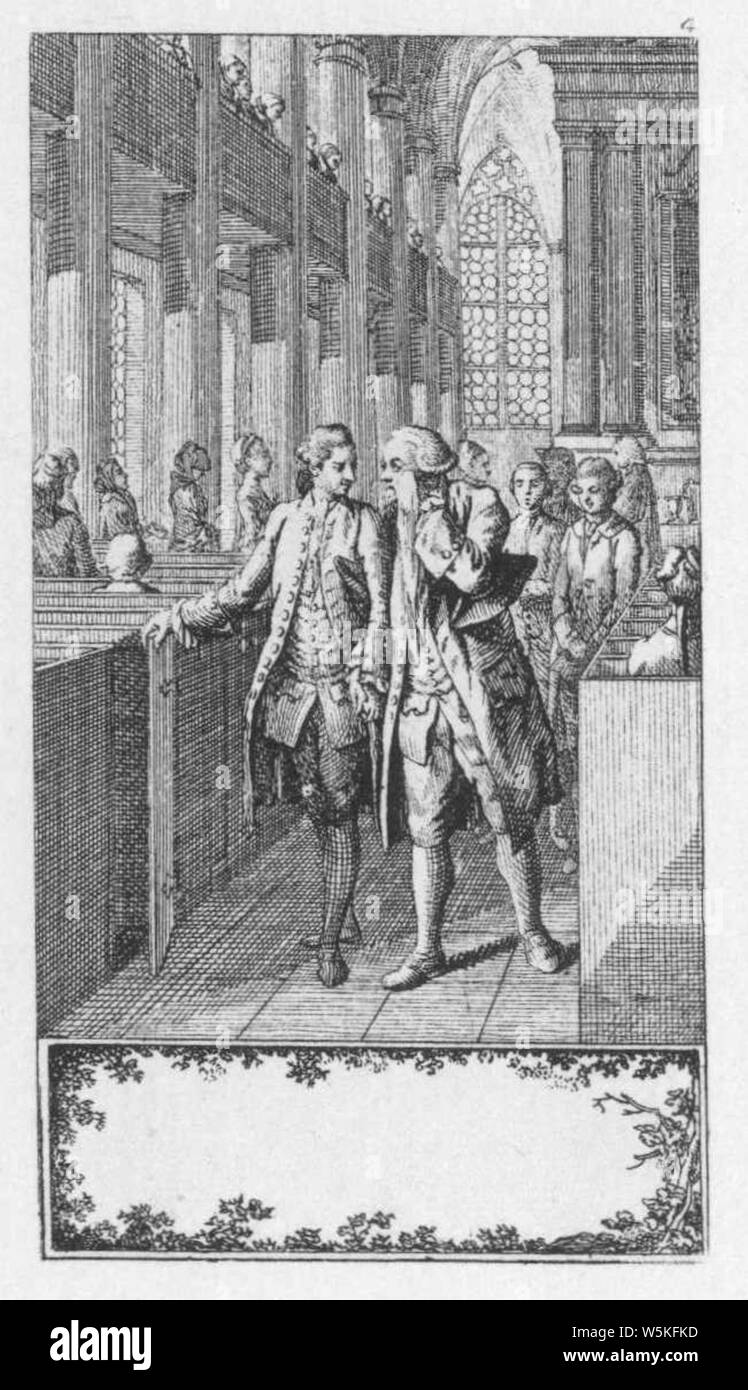 Daniel Chodowiecki Prediger 04 Stock Photo - Alamy