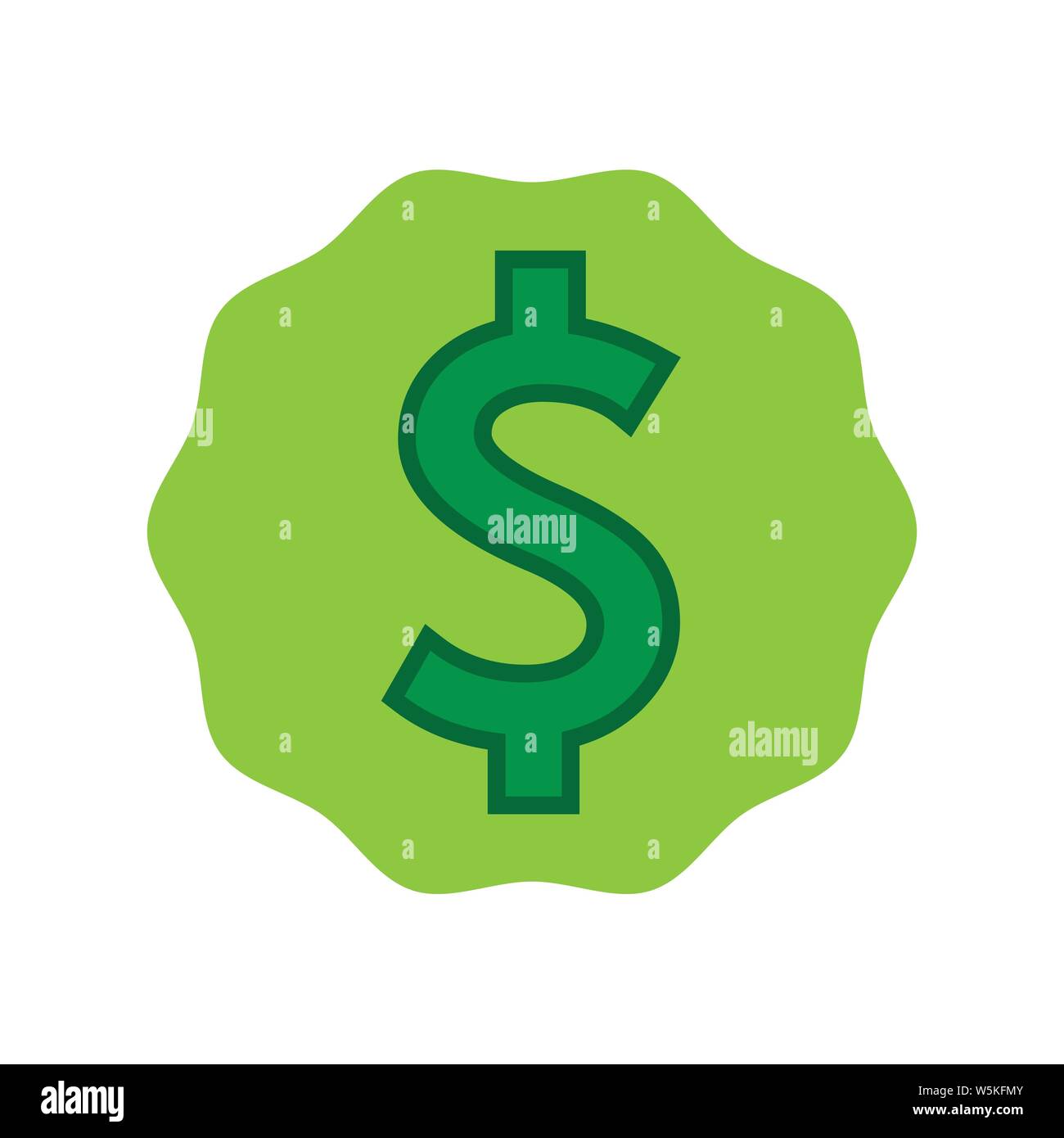 dollar money icon Stock Vector Image & Art - Alamy