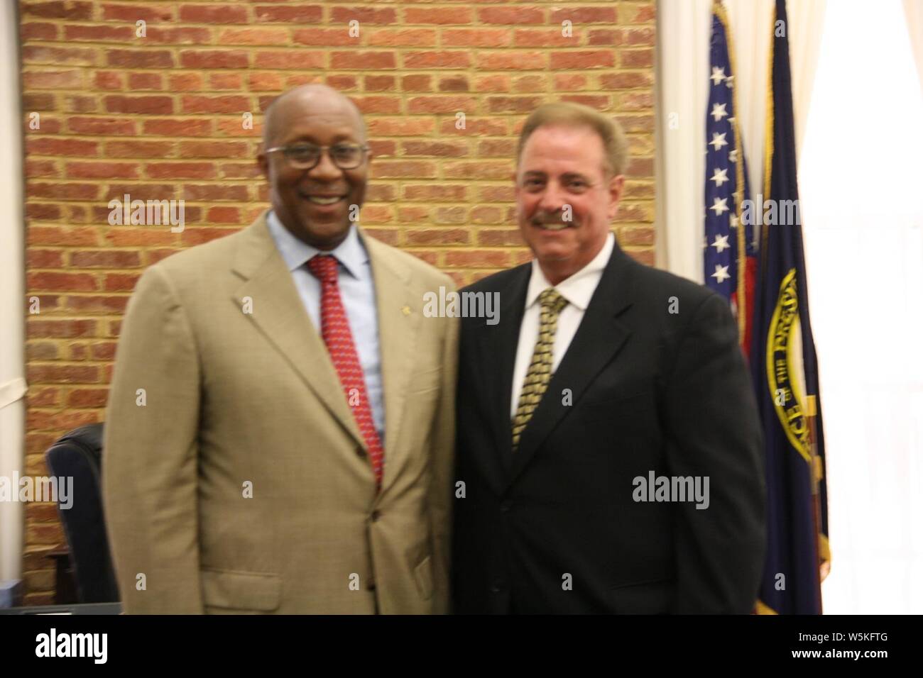Dan DiMicco with Trade Representative Stock Photo - Alamy
