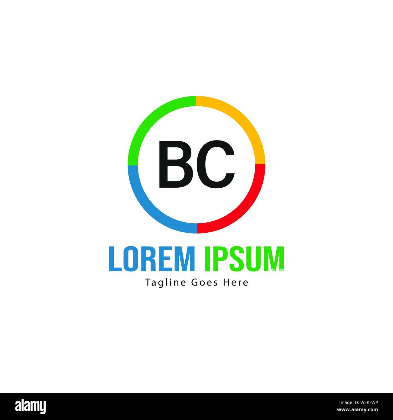 Bc b c square Stock Vector Images - Alamy