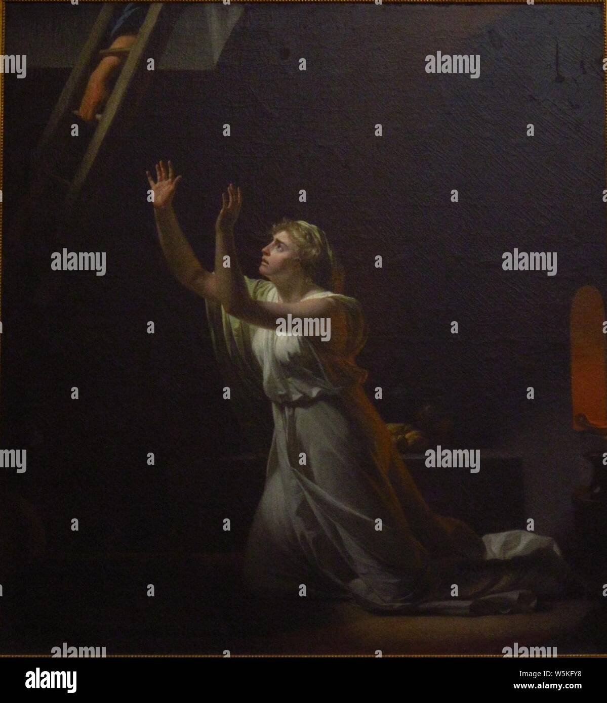 Henri-Pierre Danloux - Le supplice d'une vestale (1790 Stock Photo - Alamy