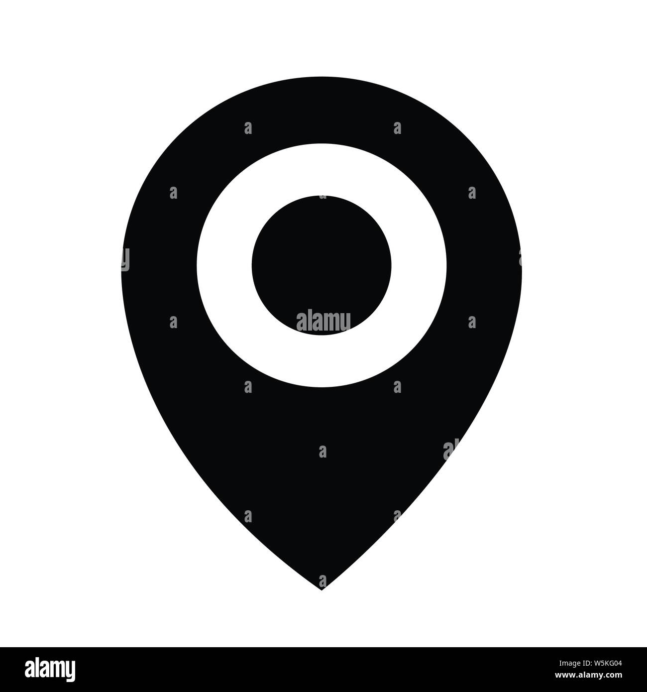 Pin location icon Stock Vector Image & Art - Alamy