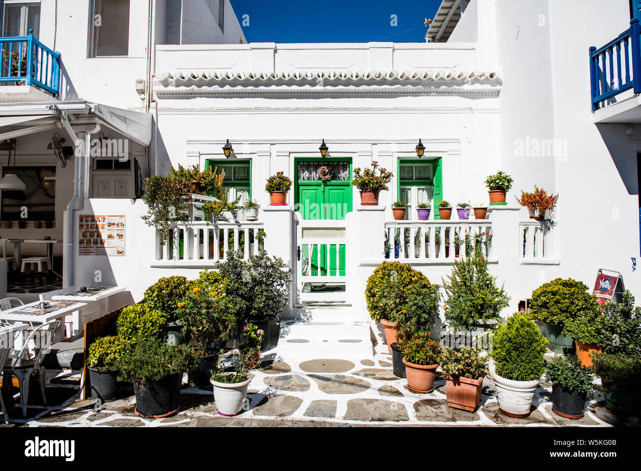 Street Scenes in Mykonos, Greece Stock Photo - Alamy