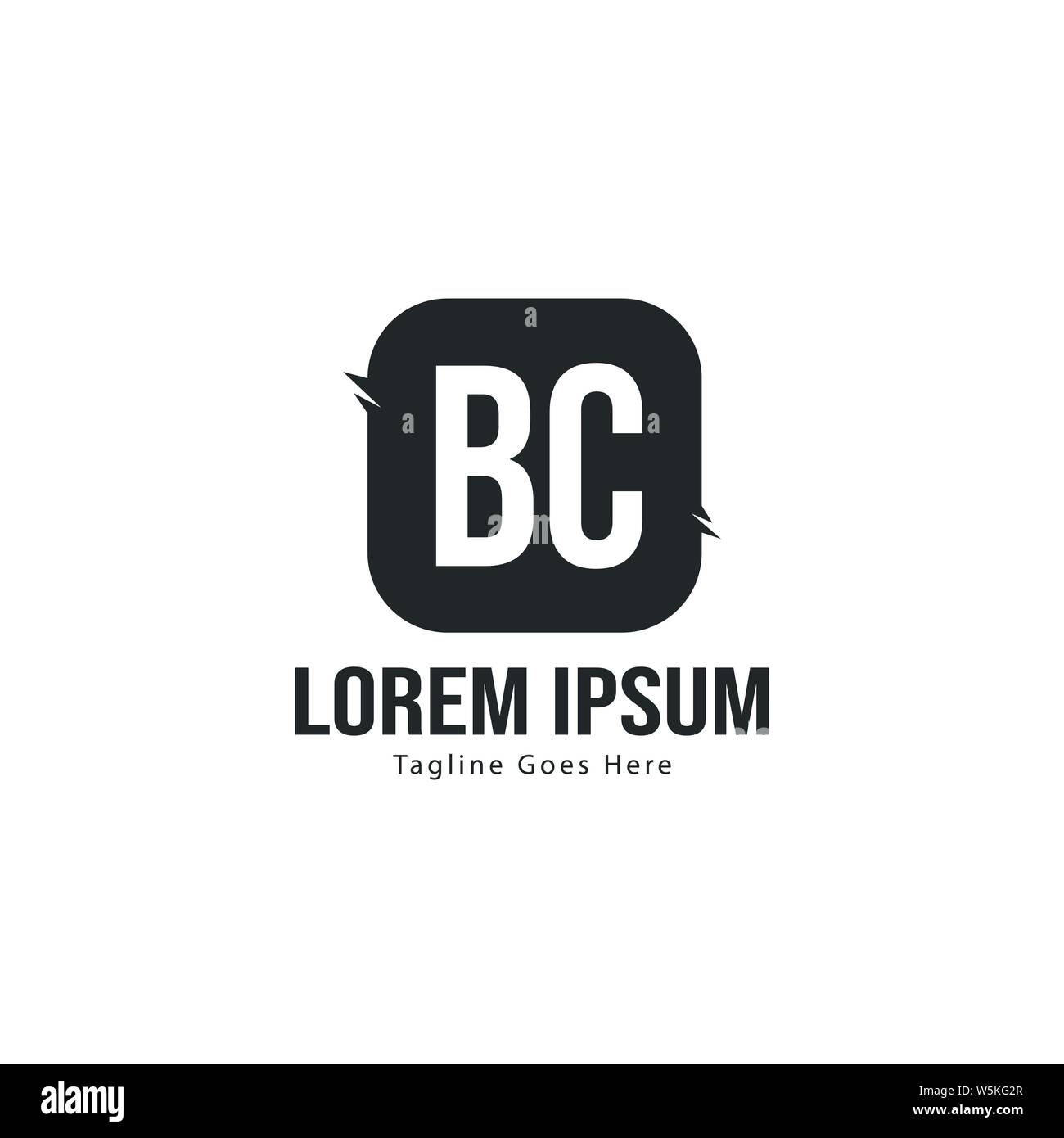 BC Letter Logo Design. Creative Modern BC Letters Icon Illustration ...