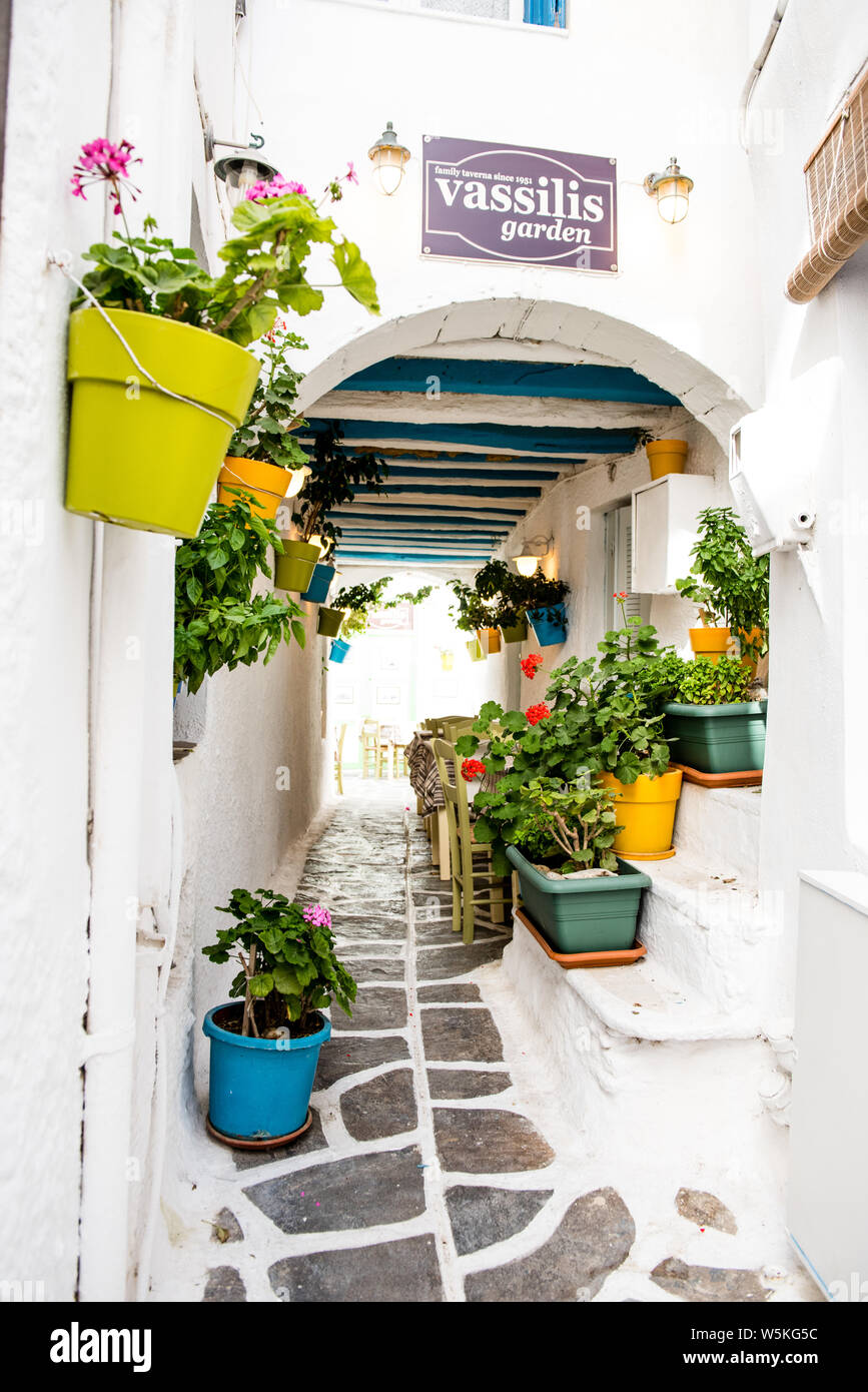 Street Scenes in Mykonos, Greece Stock Photo - Alamy