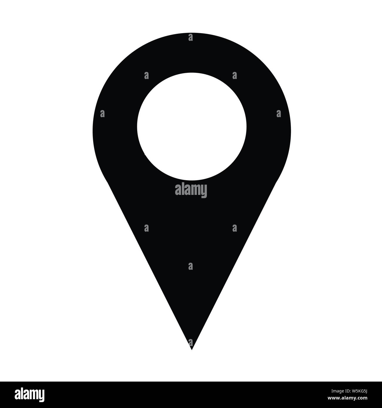 Pin location icon Stock Vector Image & Art - Alamy