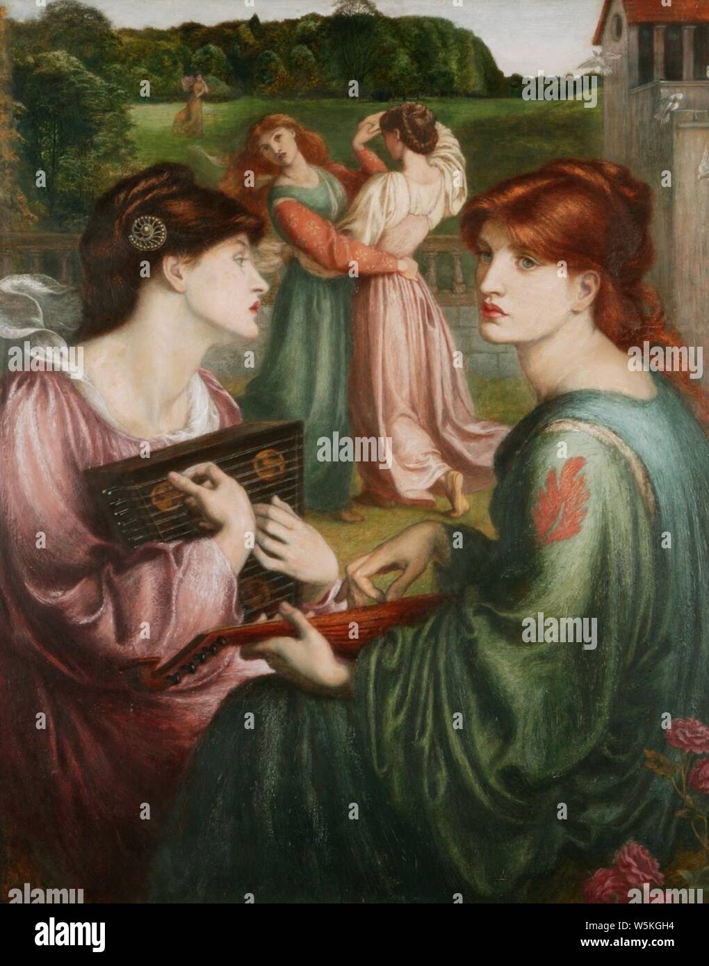 The bower meadow dante gabriel rossetti hi-res stock photography and ...