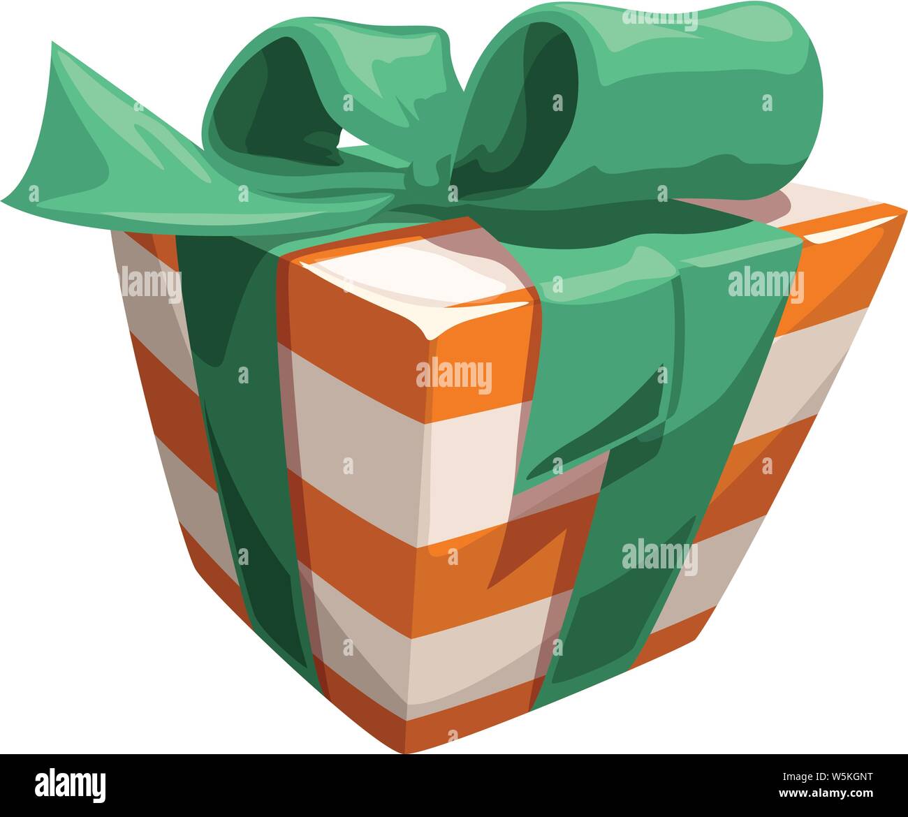 Orange xmas background gift Stock Vector Images - Alamy