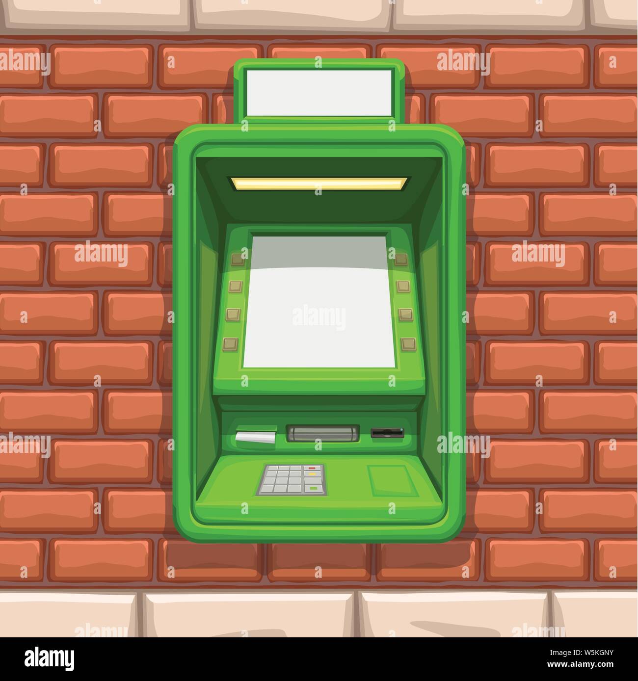 Card green screen Stock Vector Images - Alamy