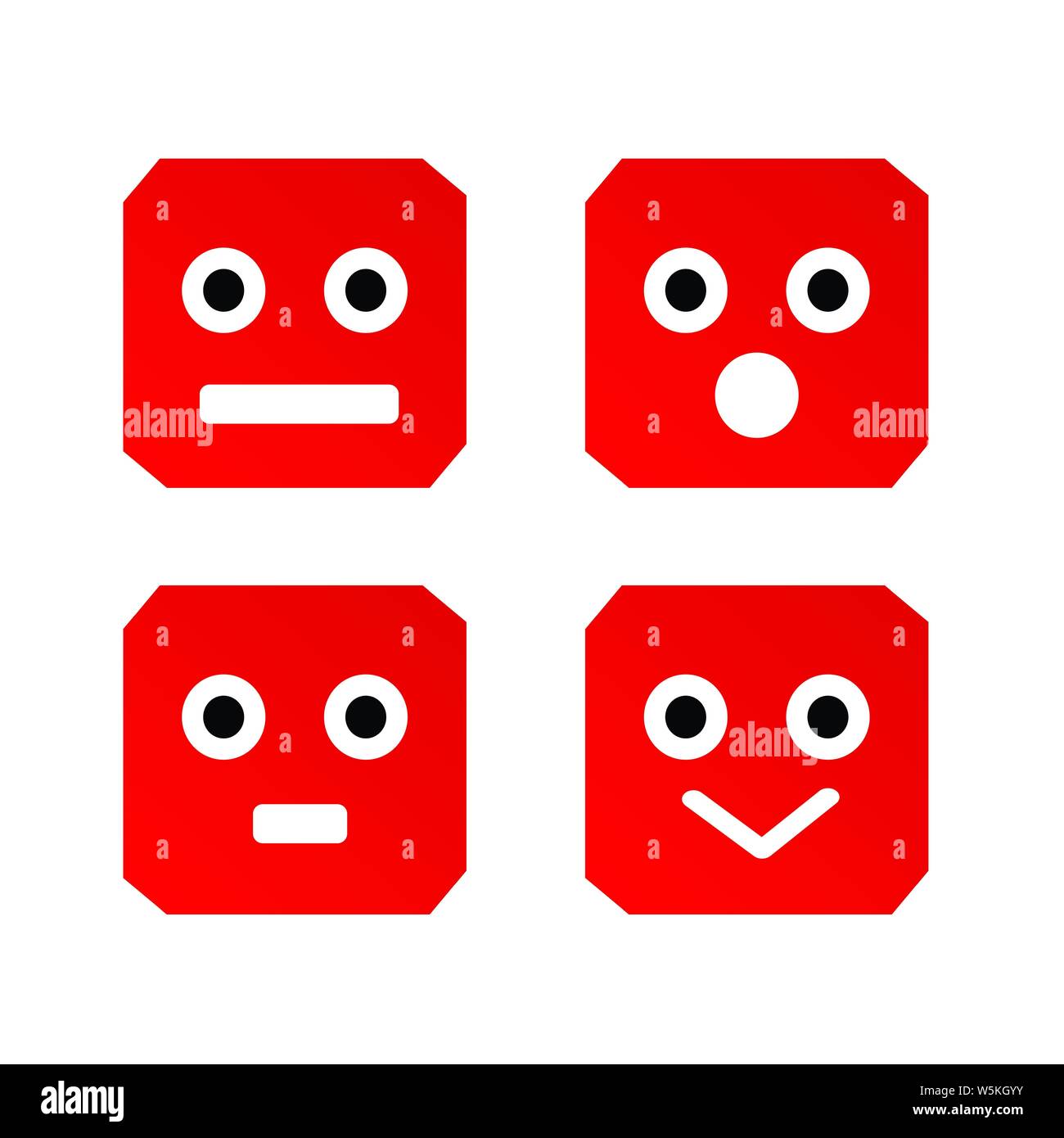 Emoji Button icon Stock Vector Image & Art - Alamy