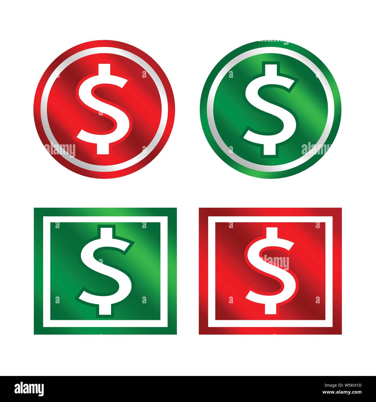 dollar money icon Stock Vector Image & Art - Alamy