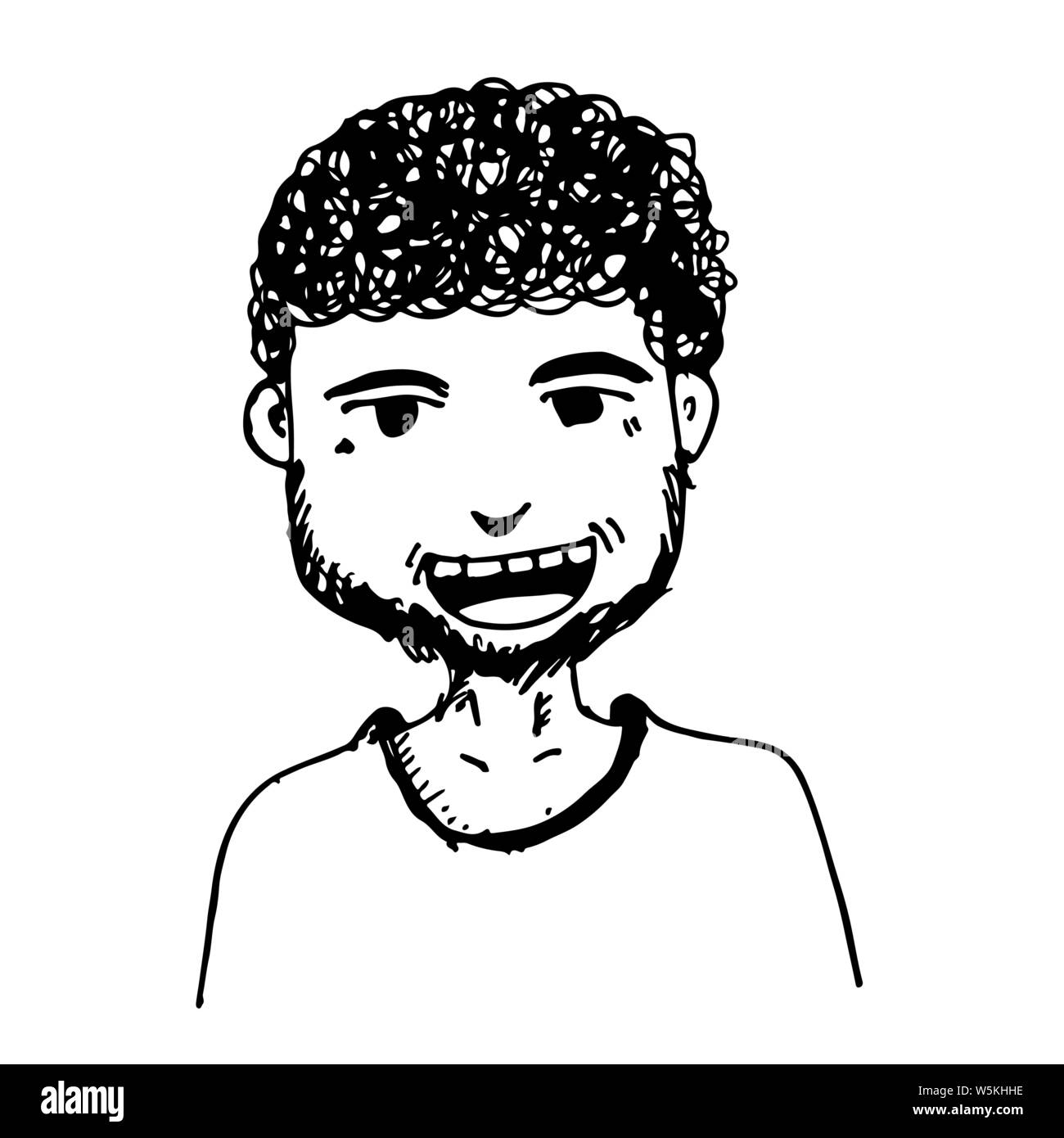 People face hand draw Stock Vector Image & Art - Alamy