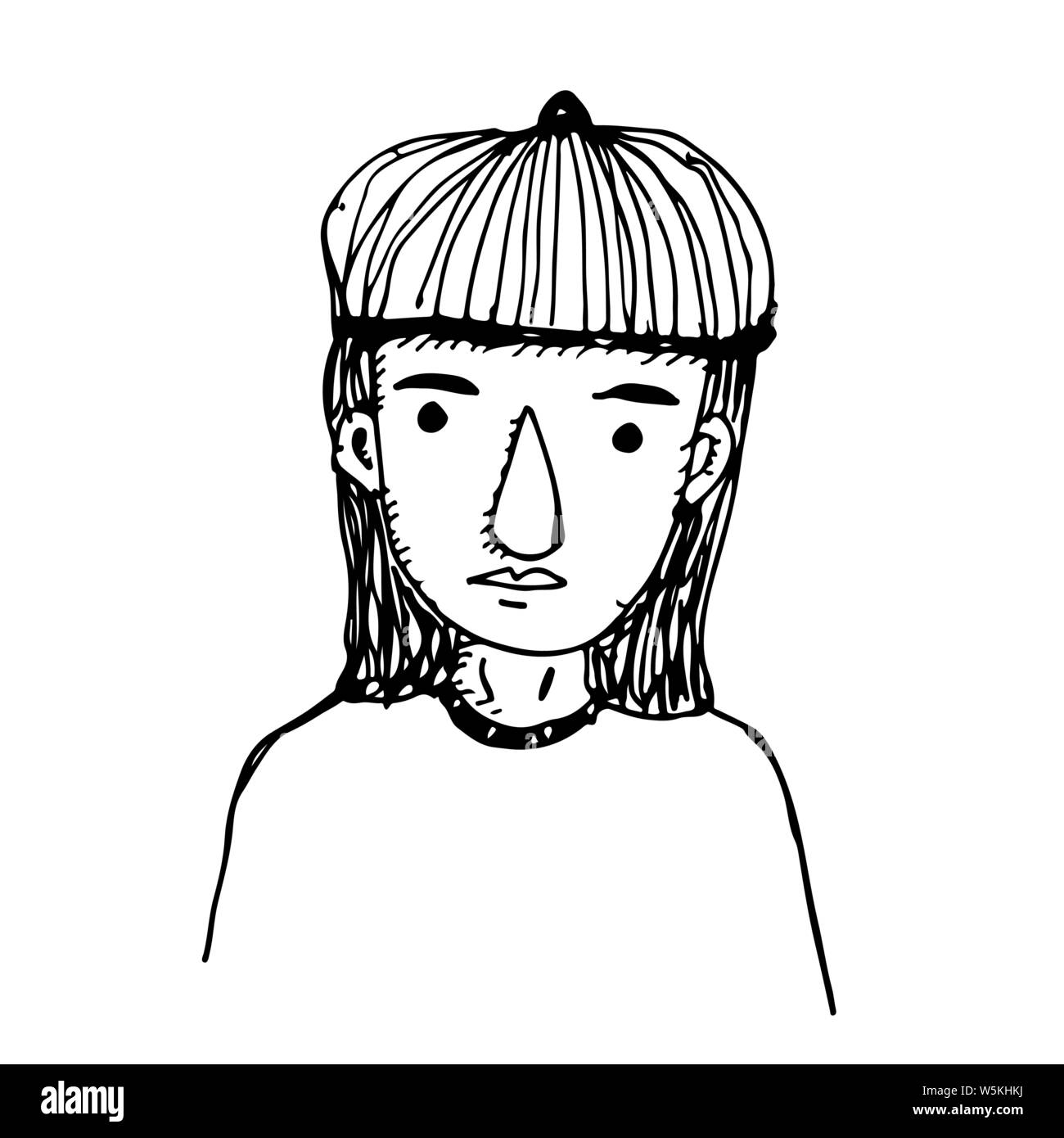 People face hand draw Stock Vector Image & Art - Alamy