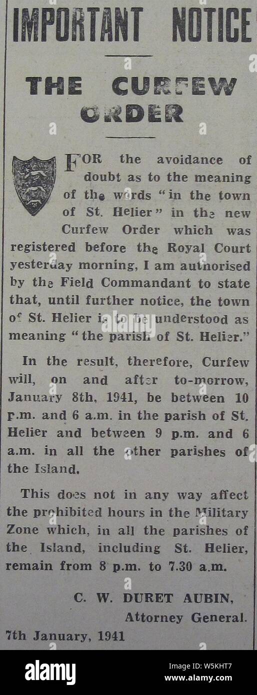 Curfew history hi-res stock photography and images - Alamy