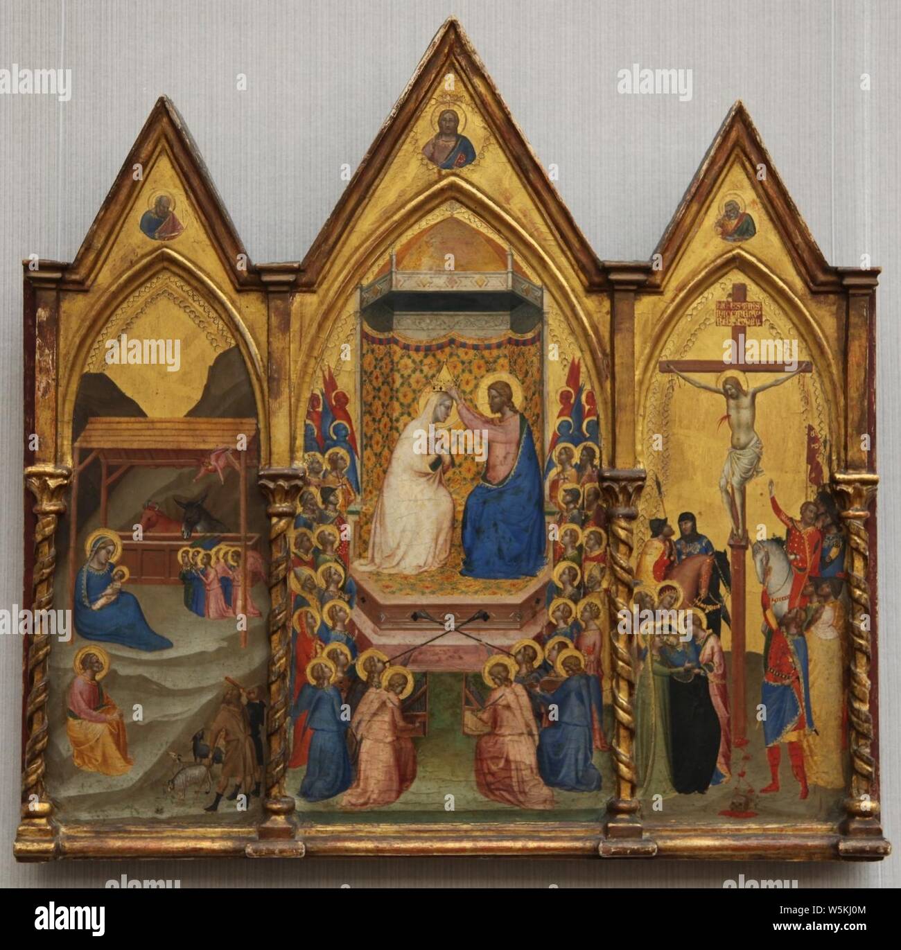 Bernardo Daddi Triptych Stock Photo Alamy