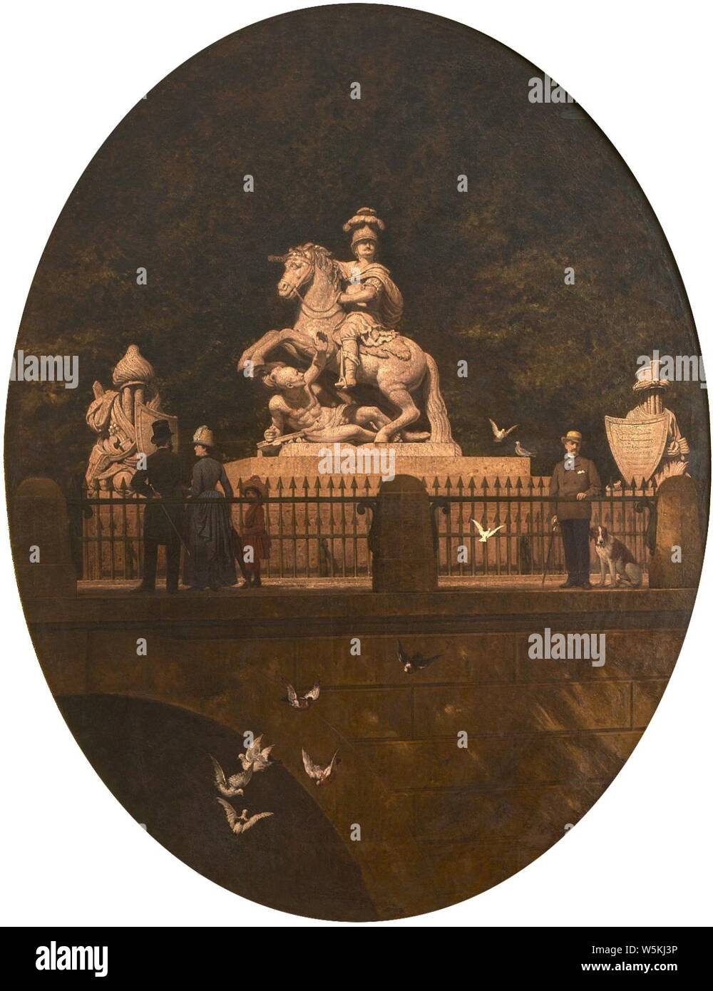 Cyprian Dylczyński - View of the statue of John III Sobieski Stock ...