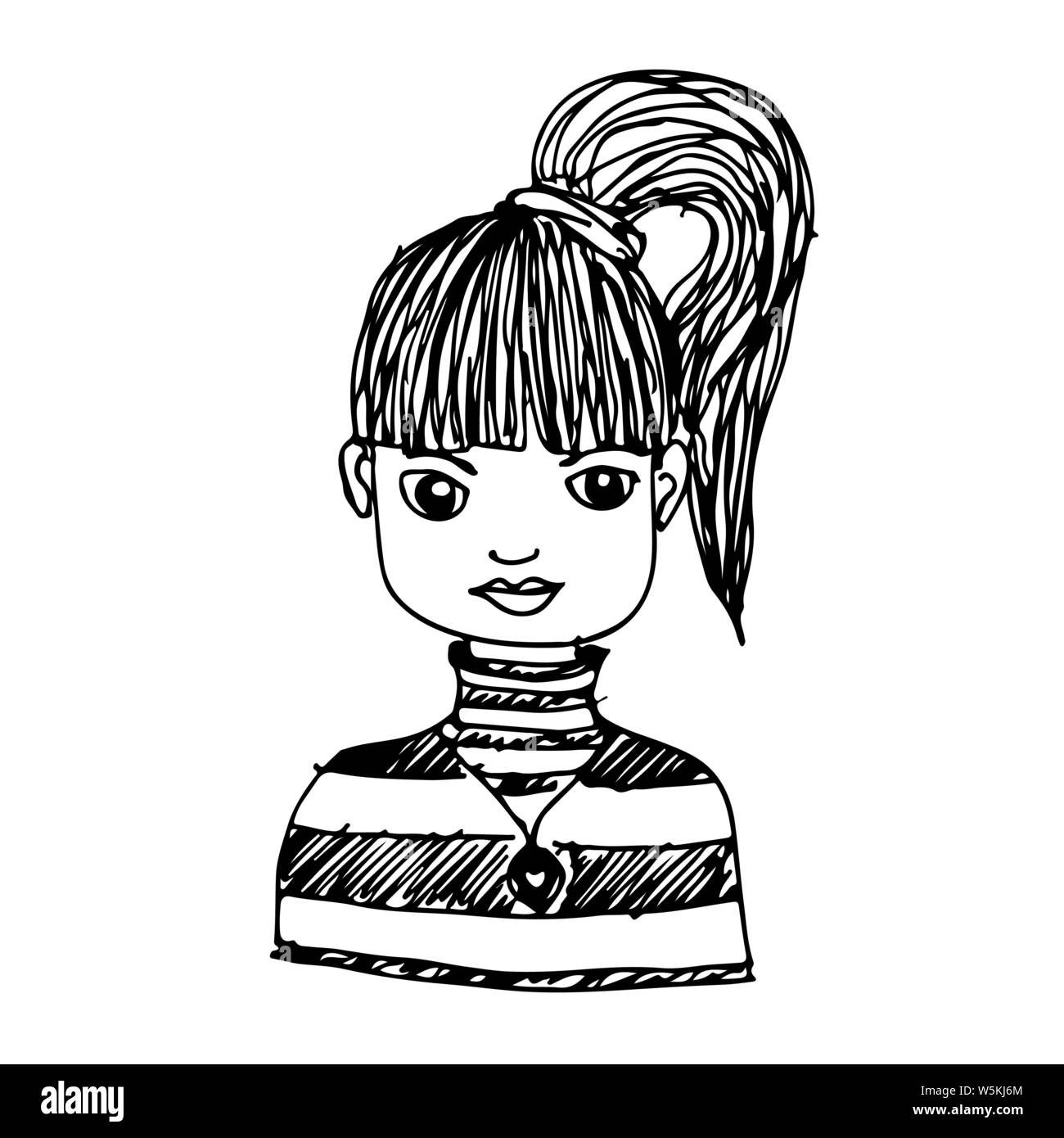 People face hand draw Stock Vector Image & Art - Alamy
