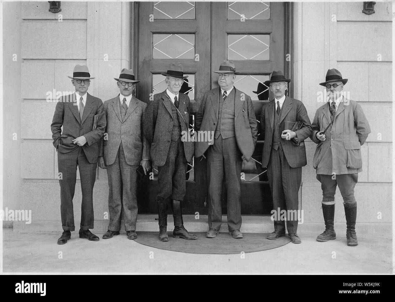 Colorado River Board and Bureau of Reclamation official before entrance ...