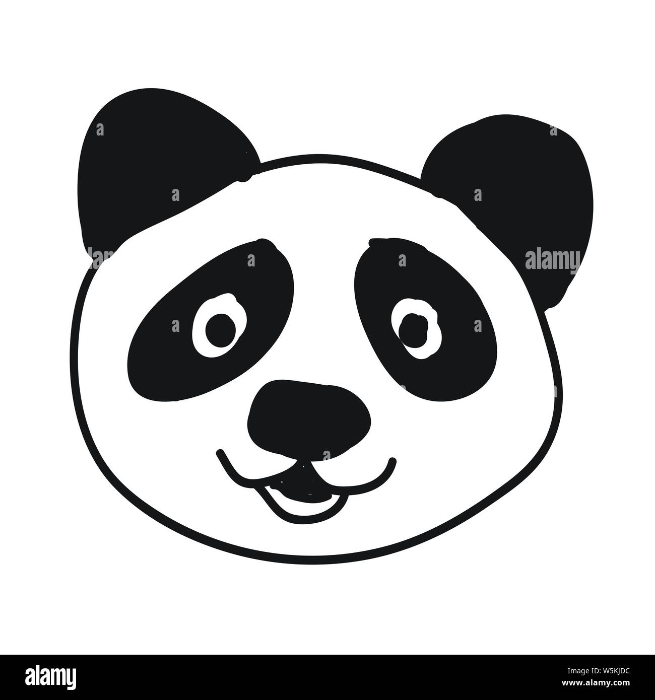 panda cartoon icon Stock Vector Image & Art - Alamy