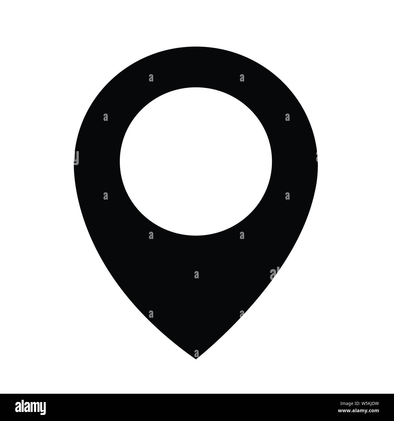 Pin location icon Stock Vector Image & Art - Alamy