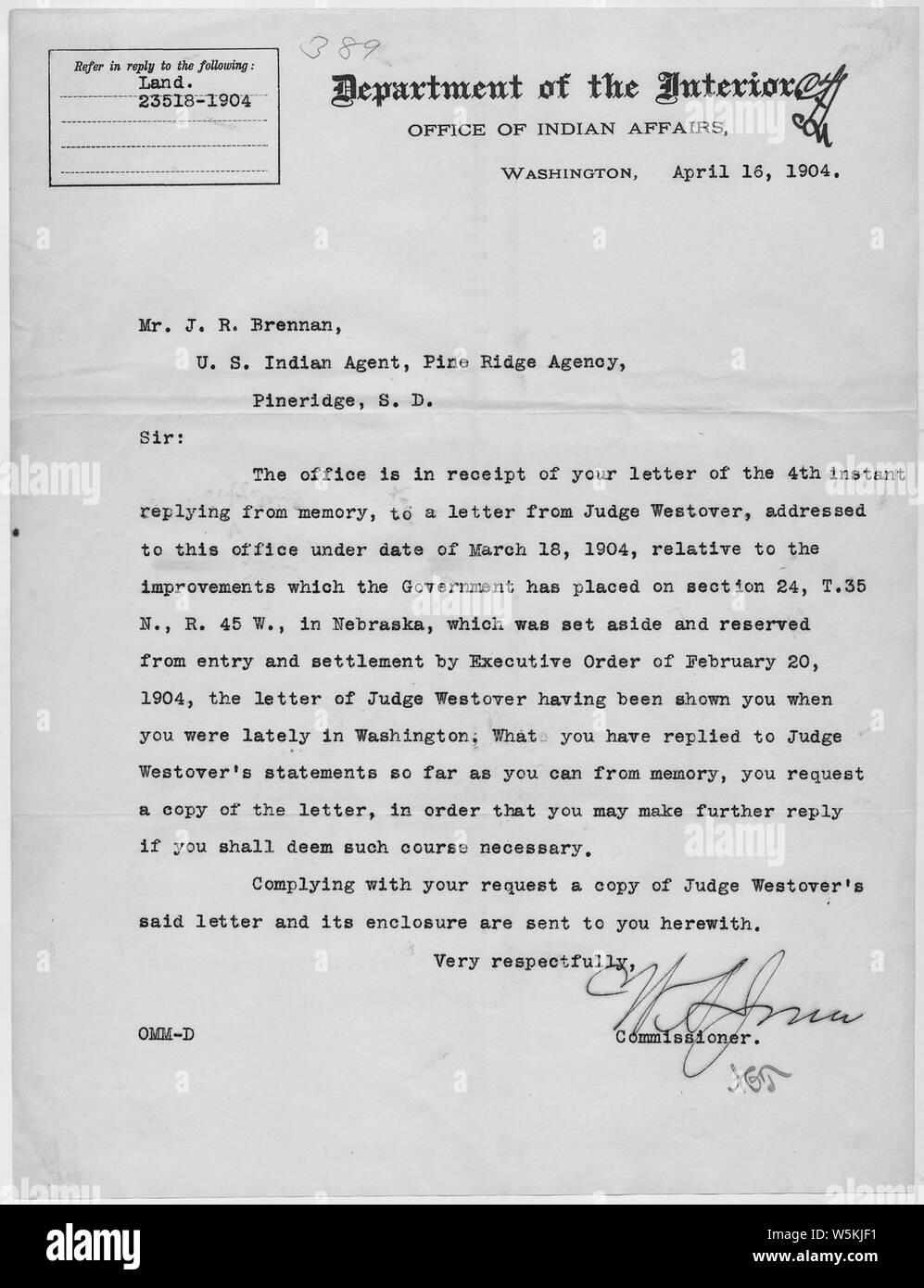 Indian affairs agent hi-res stock photography and images - Alamy