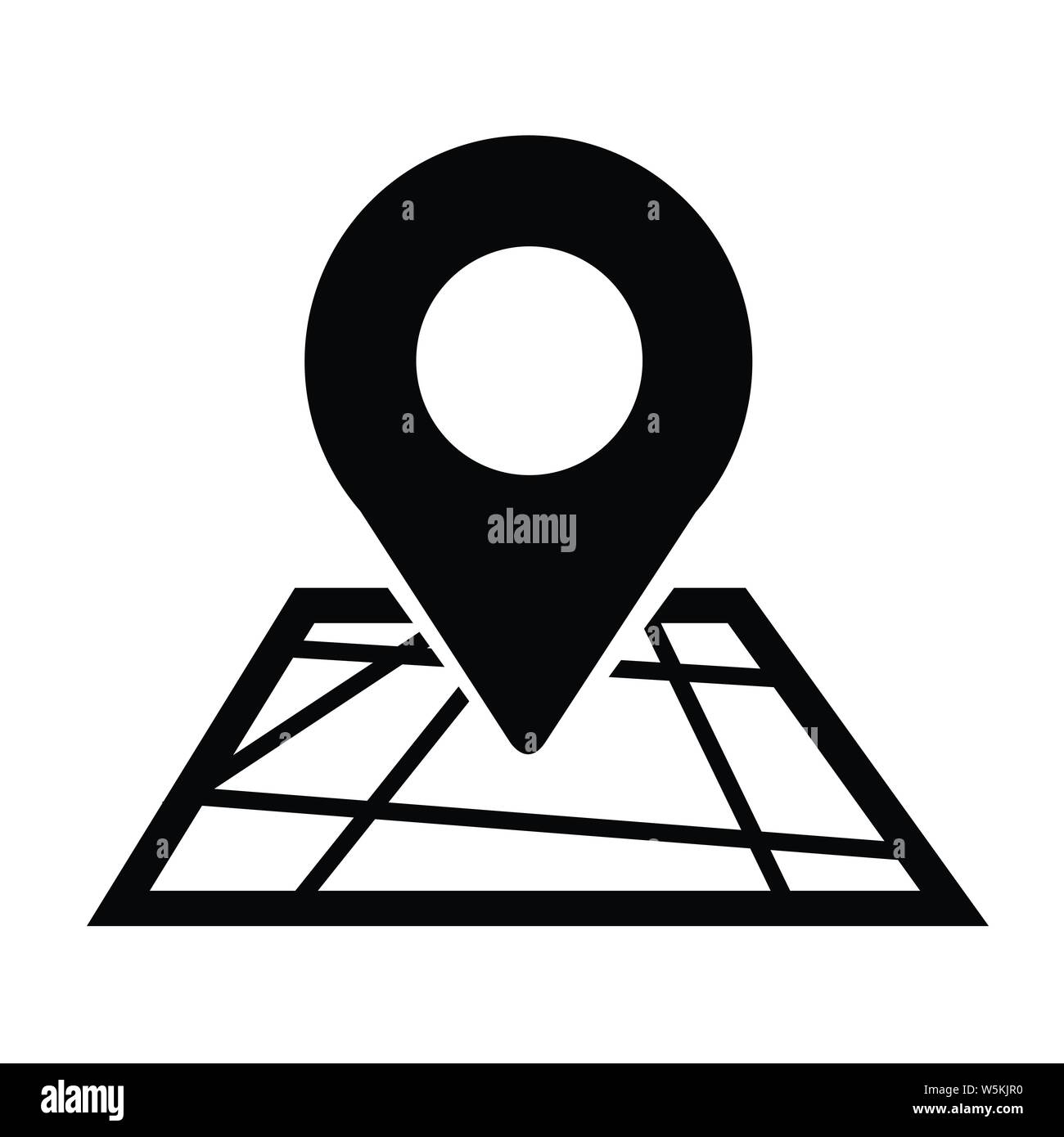 Pin location icon Stock Vector Image & Art - Alamy